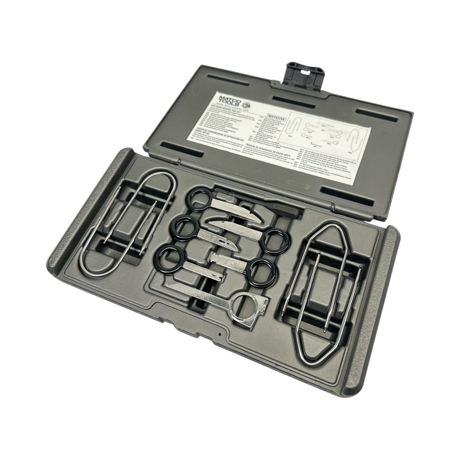 Matco 18pc Radio Removal Tool Set, MST4715A - Shop by Manufacturer ...