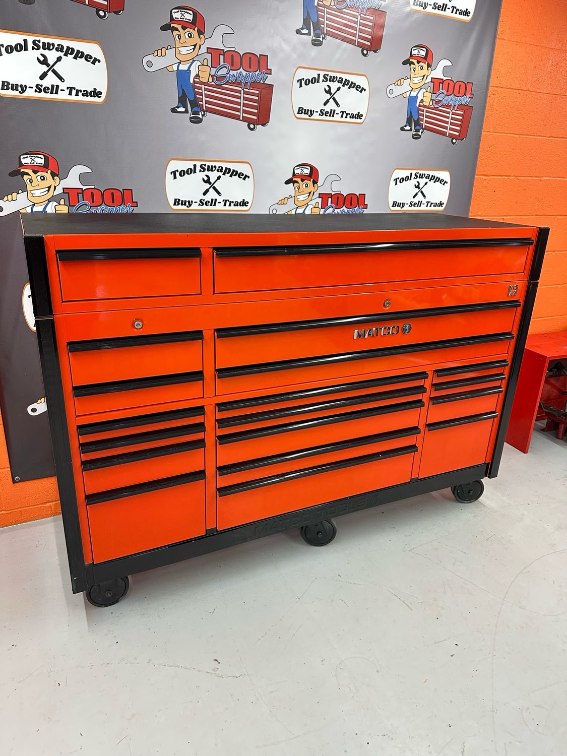 Matco 5S 74” Triple Bay Tool Box W/ Extra Drawers/Height - Shop - Tool ...