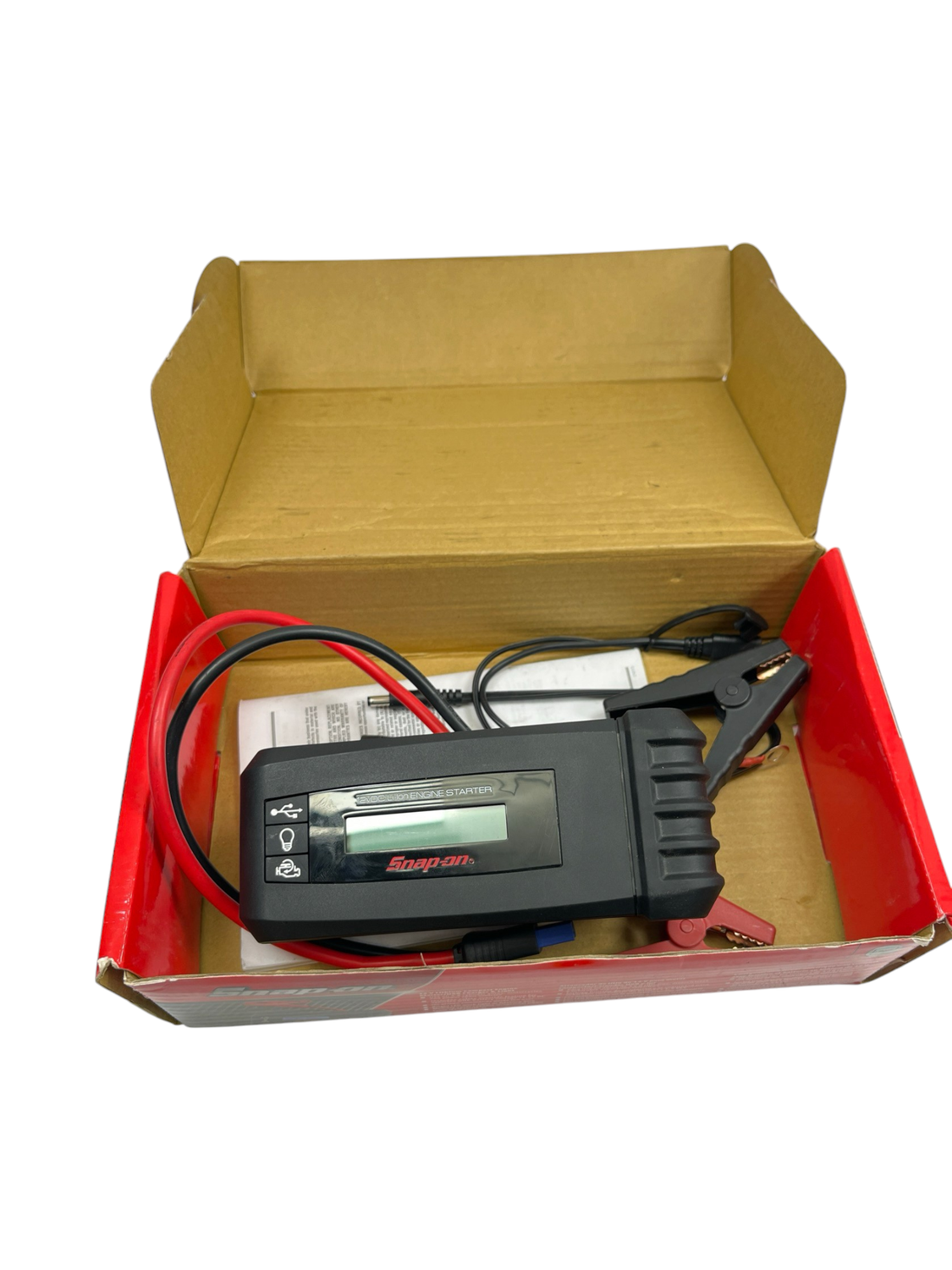 New Snap On 12 V Lithium Compact Engine Starter/USB Charger & Light ...