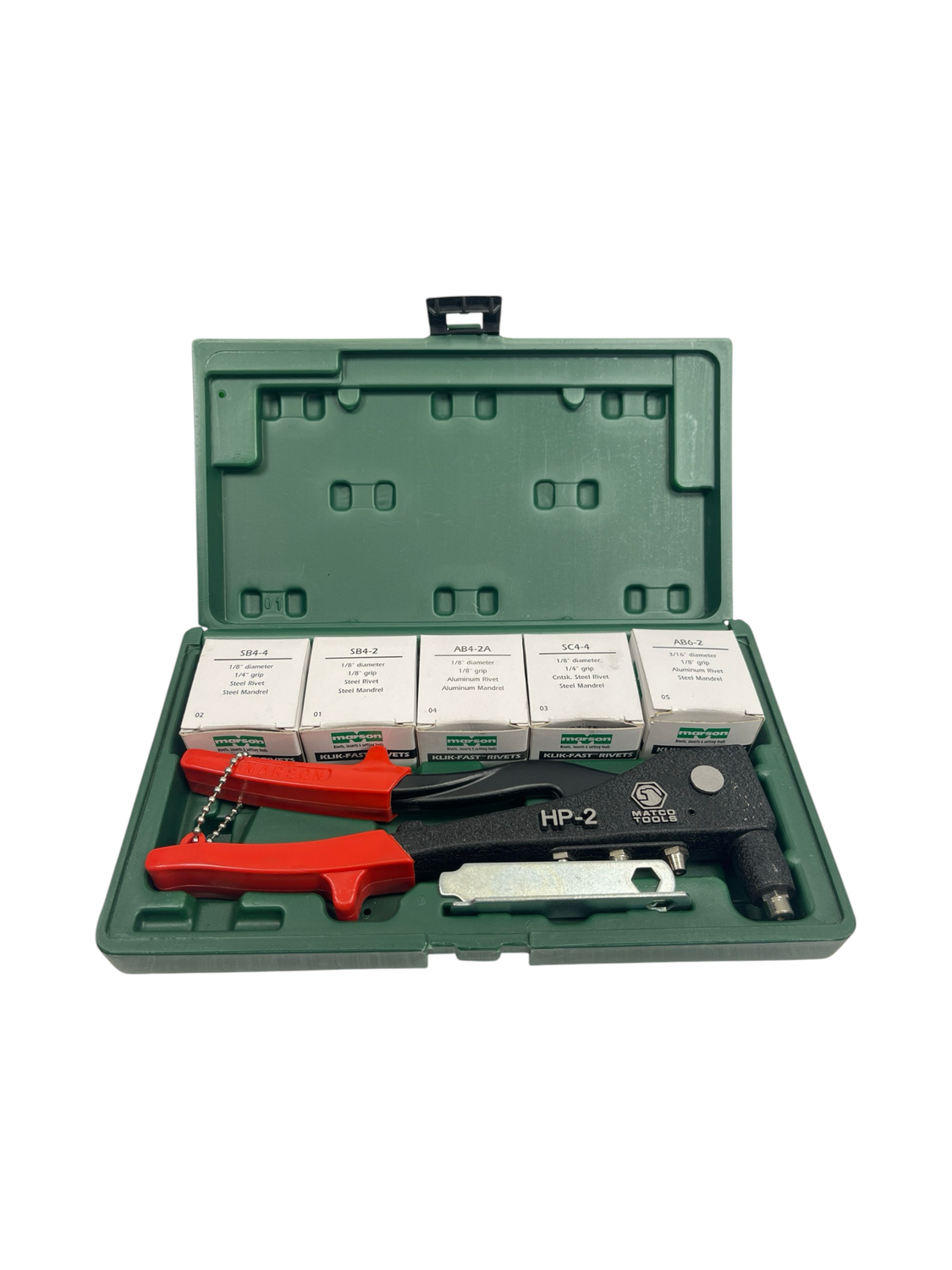 Marion Rivet Kit HP-2 Riveter & Assorted Rivets, 39001 - Shop - Tool ...