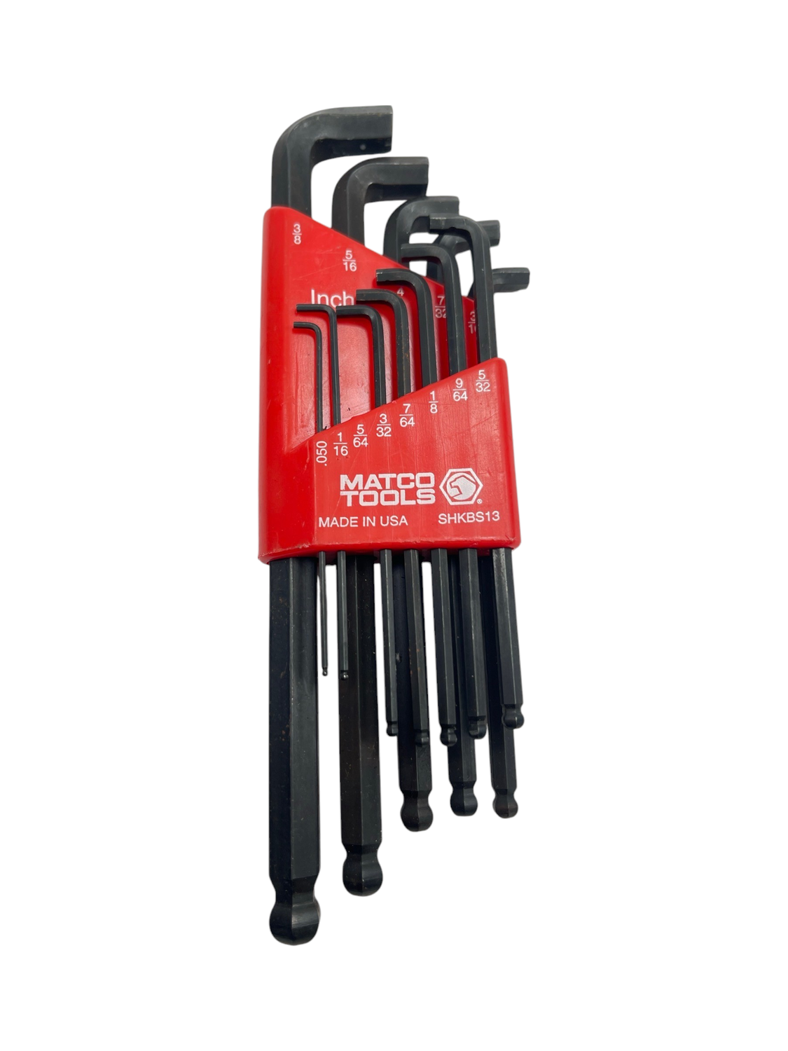 Matco 12 PIECE .050-3/8" STUBBY BALL- HEX KEY SET - Shop - Tool Swapper