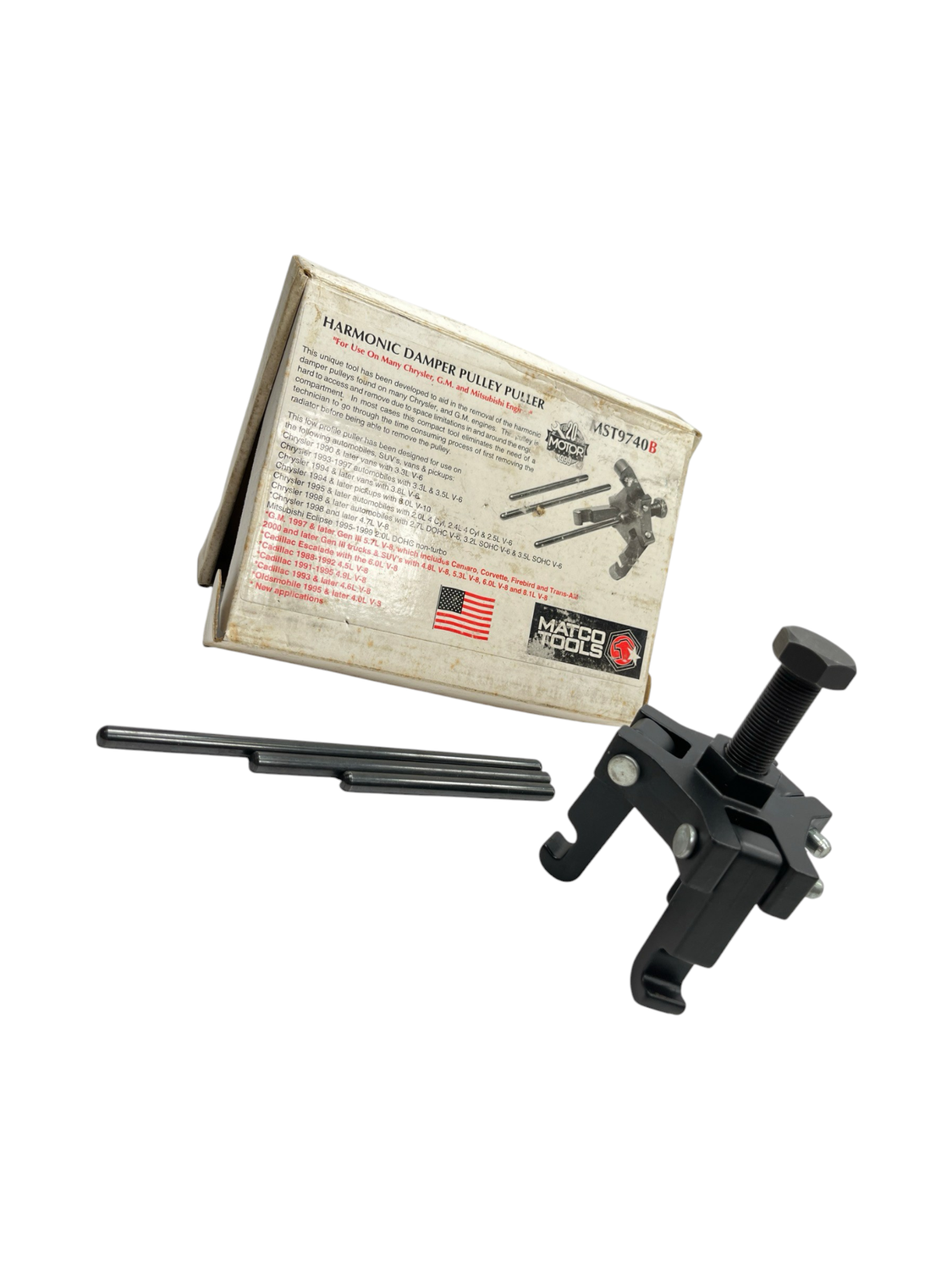 Matco Tools Heavy Duty Harmonic Pulley Puller, MST9740 - Shop - Tool ...