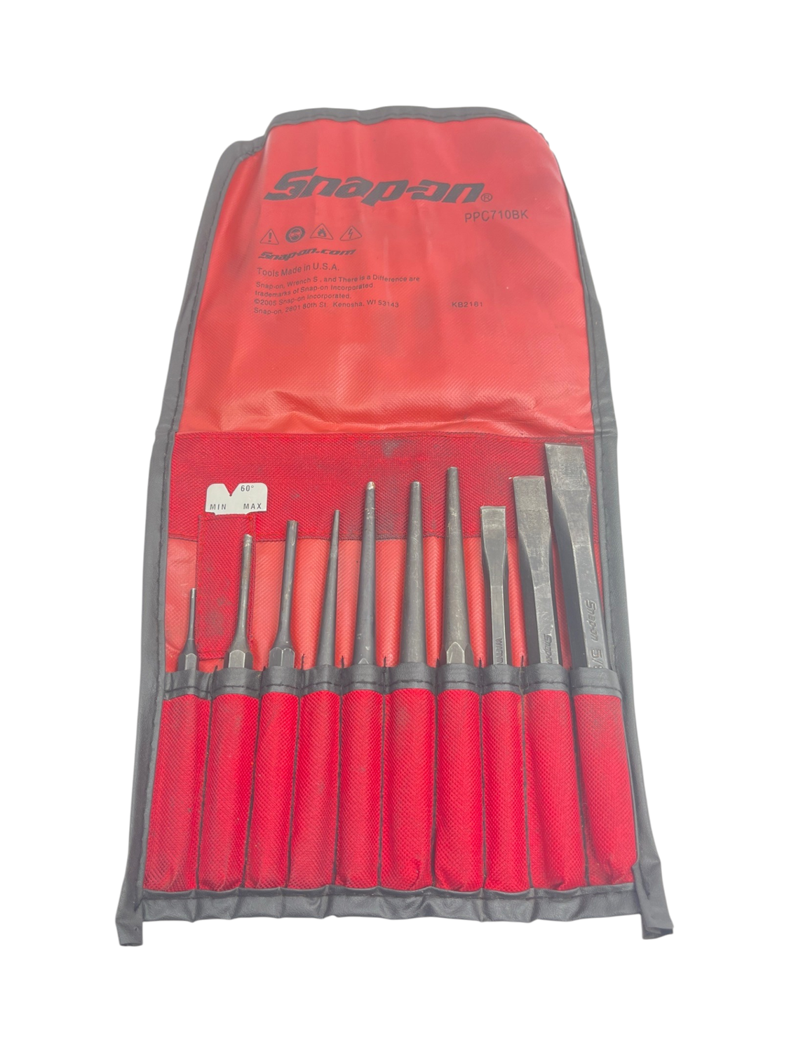 New Snap On 11pc Punch & Chisel Set, PPC710BK - Shop - Tool Swapper
