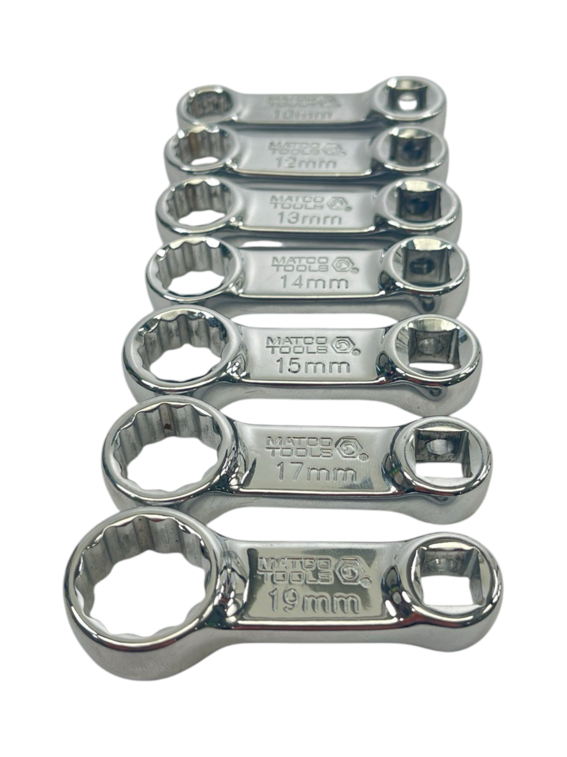 Matco 7pc 3/8" Drive 12pt Torque Adapter Set (10 & 12-15, 17 & 19mm ...
