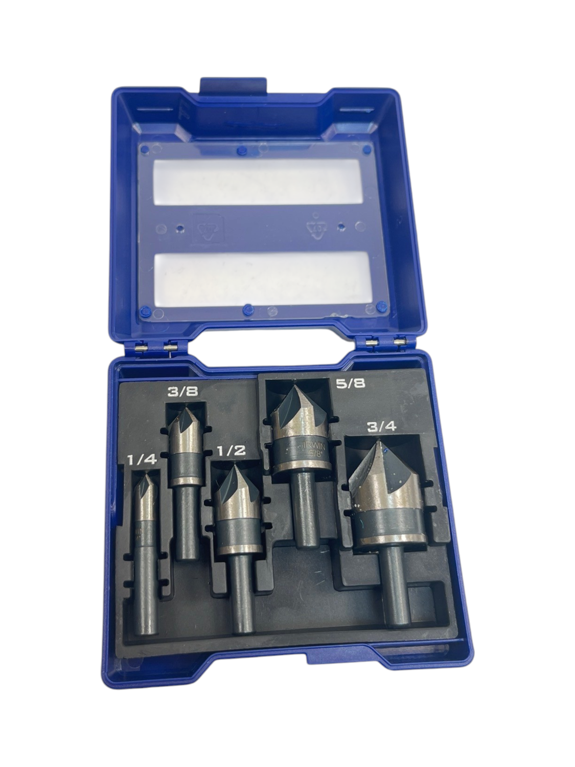 IRWIN Countersink 5pc Black Oxide Coated Countersink Twist Drill Bit ...