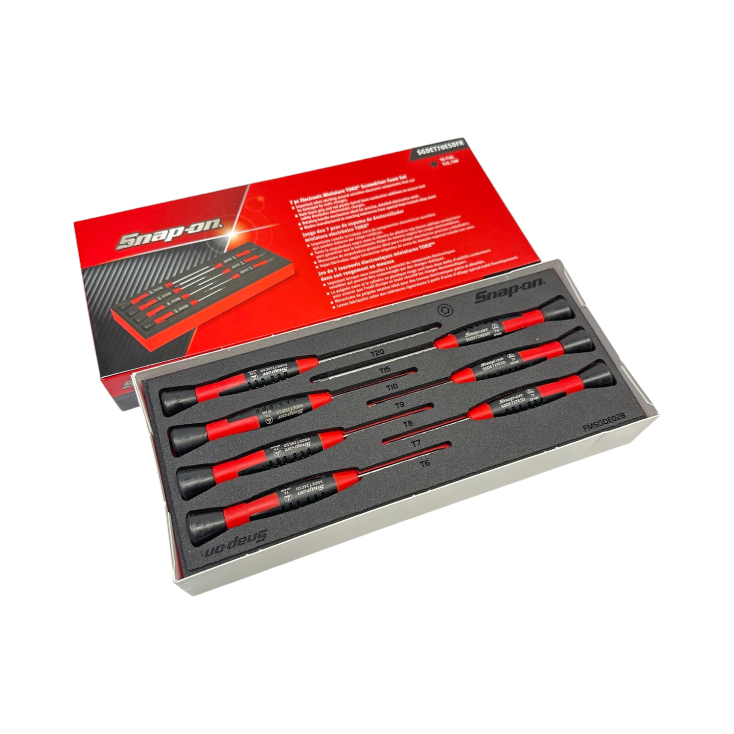 Snap On 7 pc Electronic Miniature TORX® Screwdriver Set with PRO-FI ...