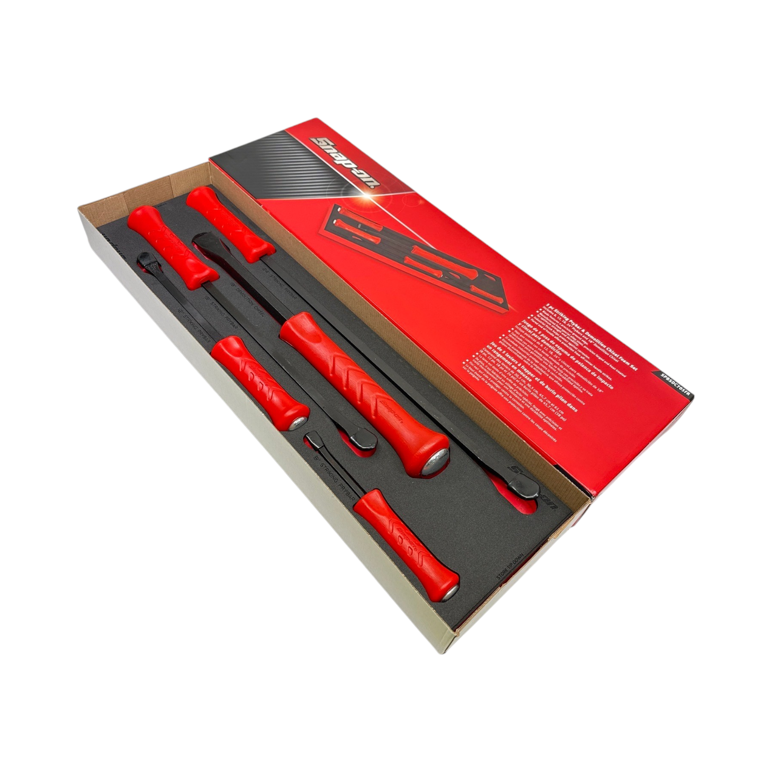 Snap On 5 pc Striking Prybar/ Demolition Chisel Set with PRO-FI ...