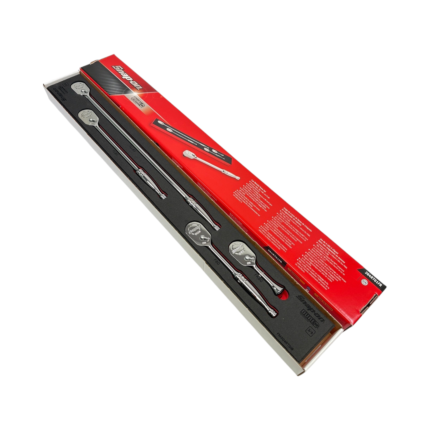 Snap On 4 pc 3/8" Drive Dual 80® Technology Ratchet Set with PRO-FI ...