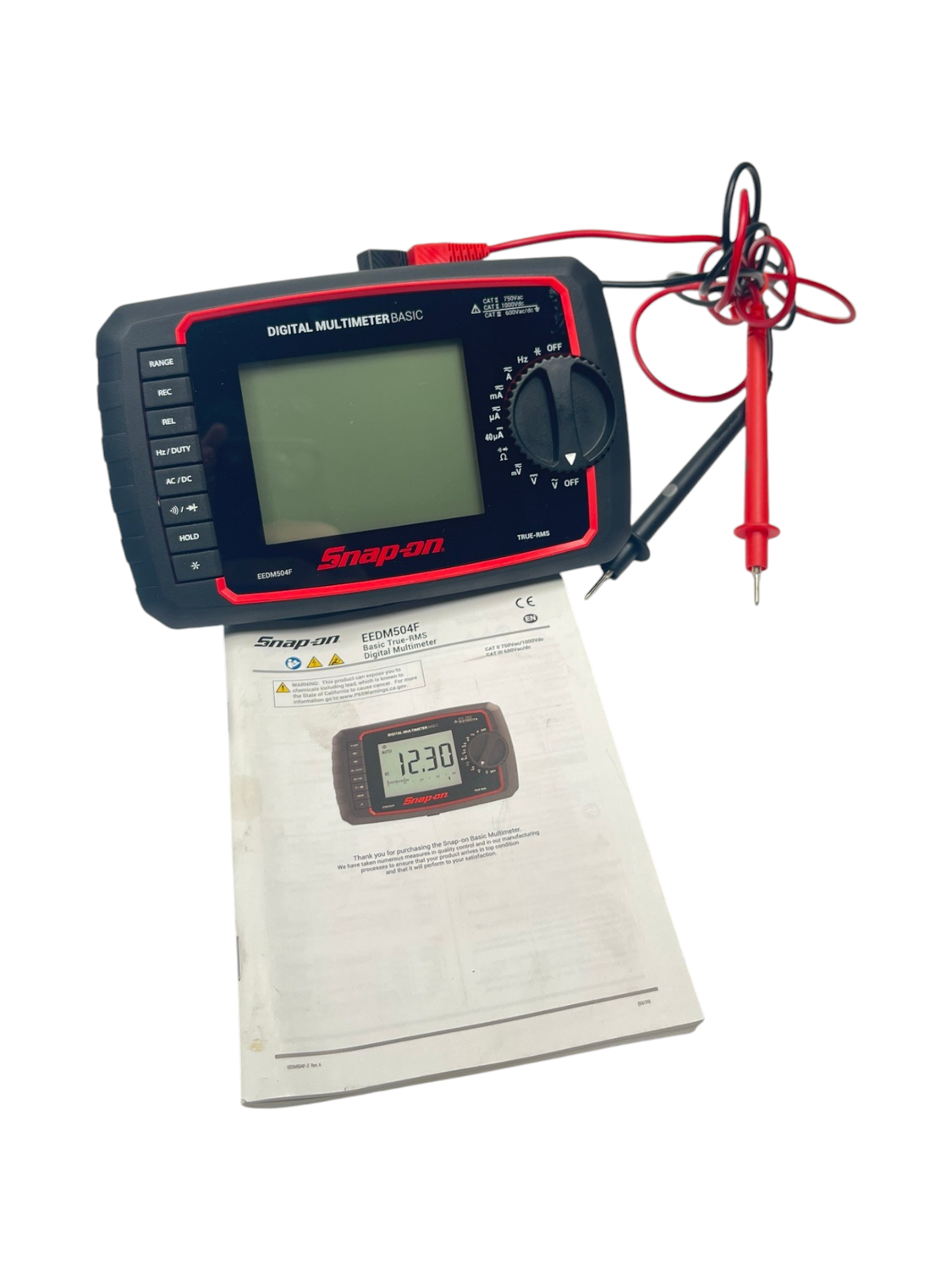 Snap On Basic Multimeter TRMS-Daylight, EEDM504F - Shop - Tool Swapper