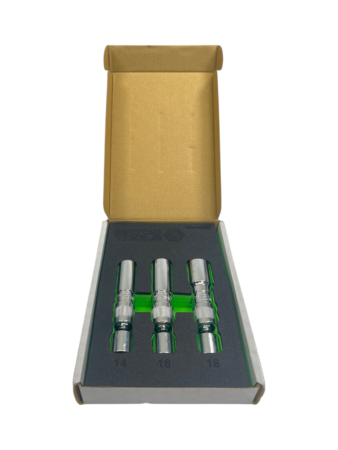 Matco 3 PIECE 3/8" Drive 12 Point Magnetic Thin Wall Universal Joint ...