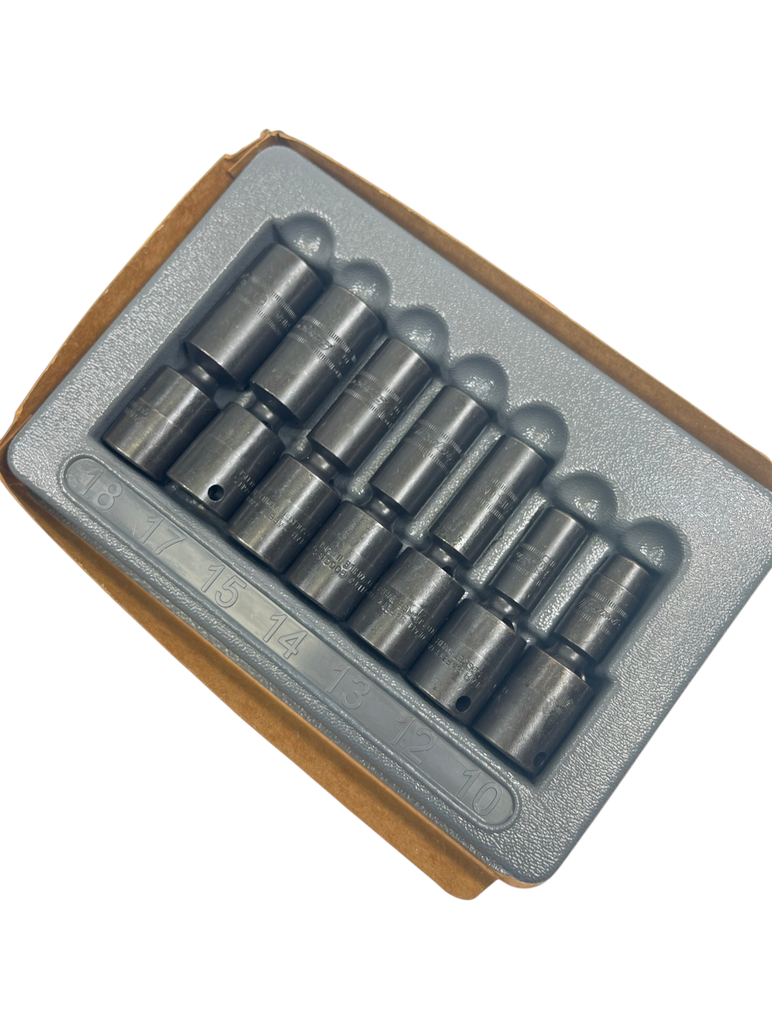 Snap On 7 pc 3/8" Drive 6-Point Metric Flank Drive® Deep Impact Swivel ...