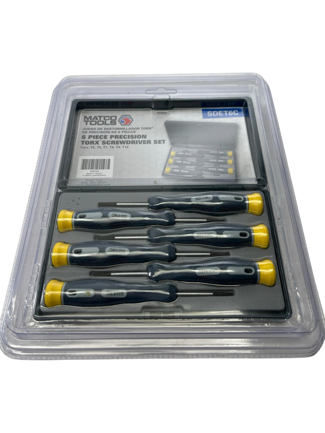 Matco 6pc Precision Torx Screwdriver Set, SDET6C - Shop - Tool Swapper