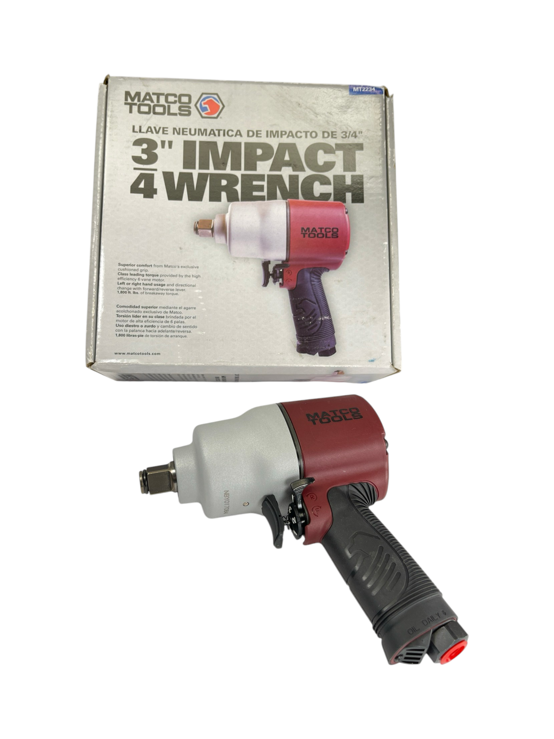 Matco 3/4” Drive Pneumatic Impact Wrench, MT2234 - Shop - Tool Swapper