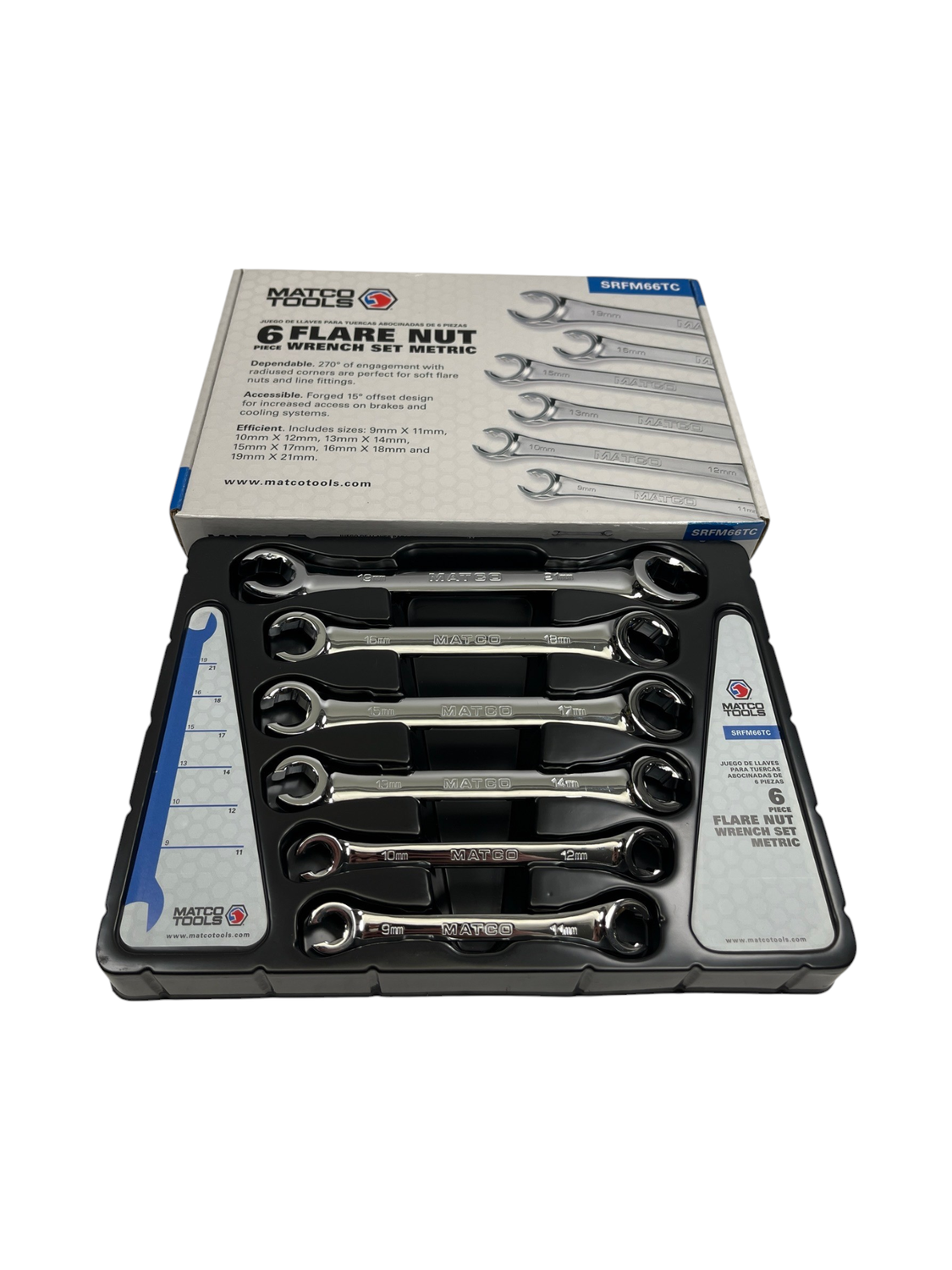 Matco Tools 6 Piece Flare Nut Wrench Set, SRFM66TC - Shop - Tool Swapper