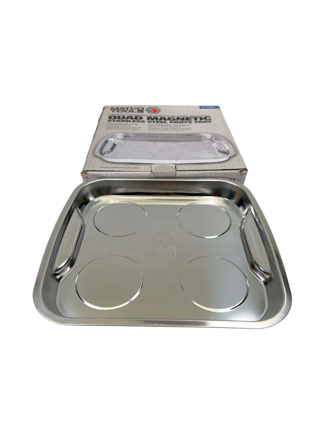 Matco Tools Stainless Steel 4 Magnetic Parts Tray Rectangular Holder ...