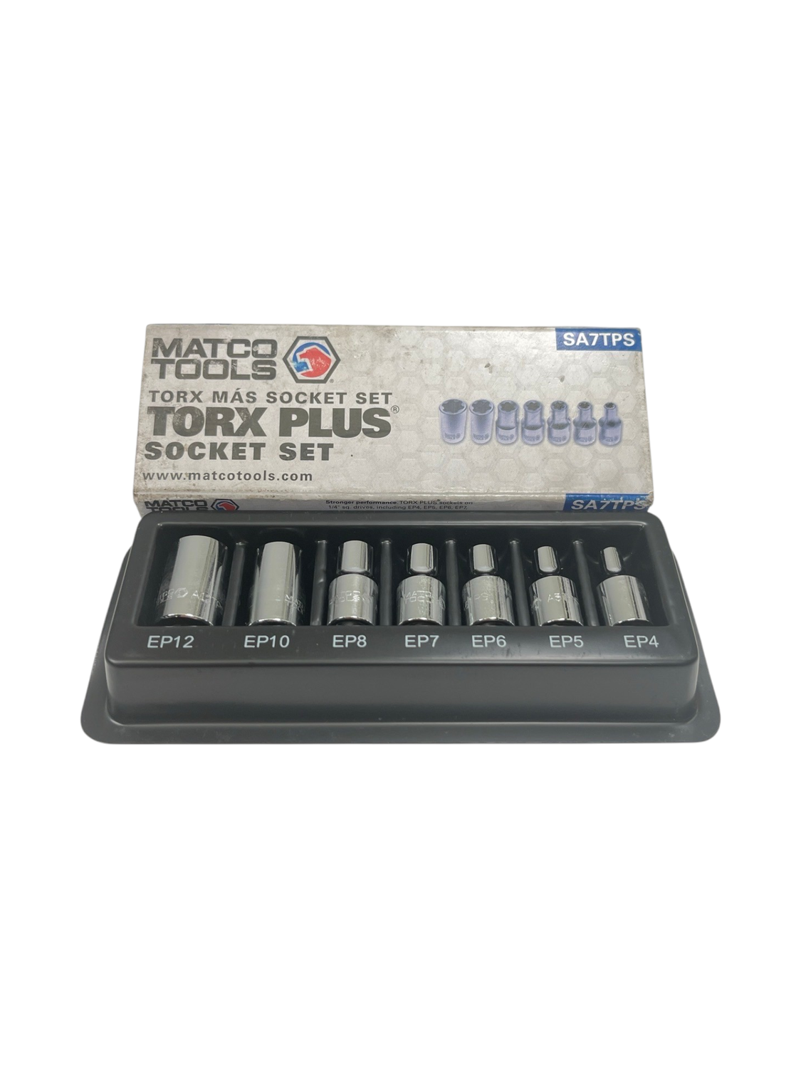 Matco 1/4" Drive 7pc TORX® Plus Chrome Socket Set, SA7TPS - Shop - Tool ...