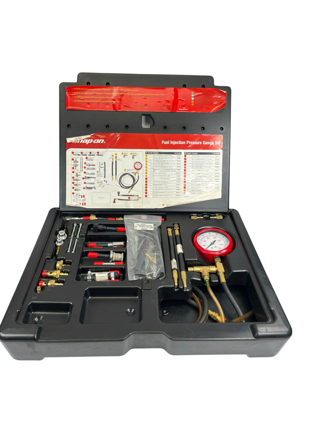 Snap On Master Fuel Injection Pressure Gauge Set, EEF1500A - Shop ...