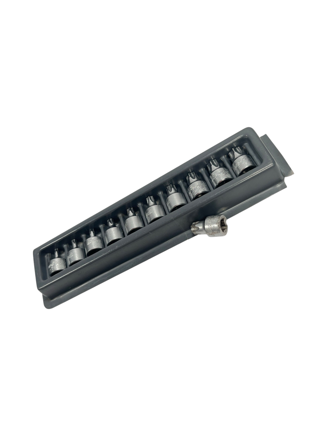Blue Point 11 pc 1/4" Drive TORX® Stubby Bit Socket Set (T10-T50 ...