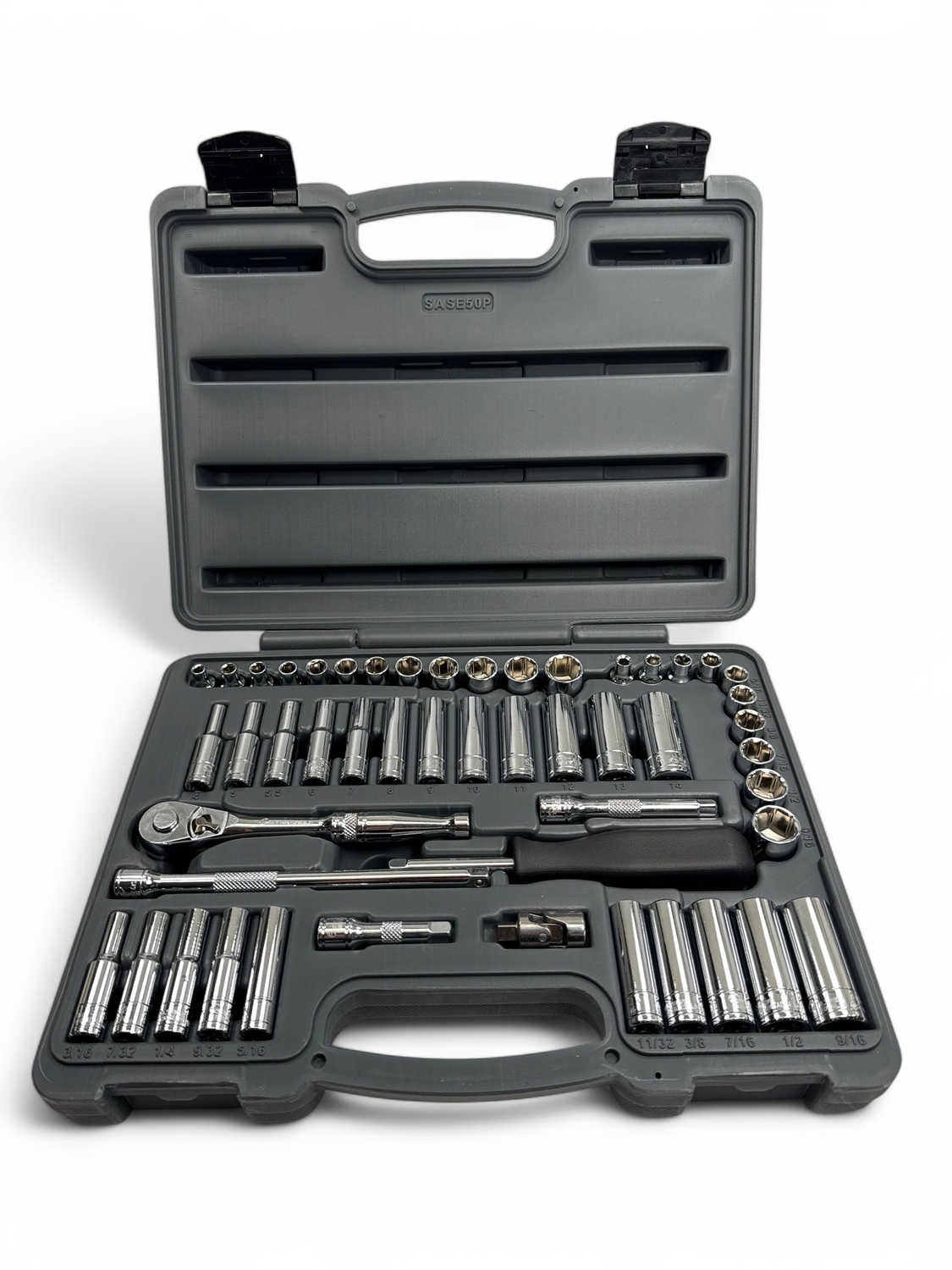 Matco Silver Eagle 1/4" Drive 52 Piece Chrome Master Socket Set ...