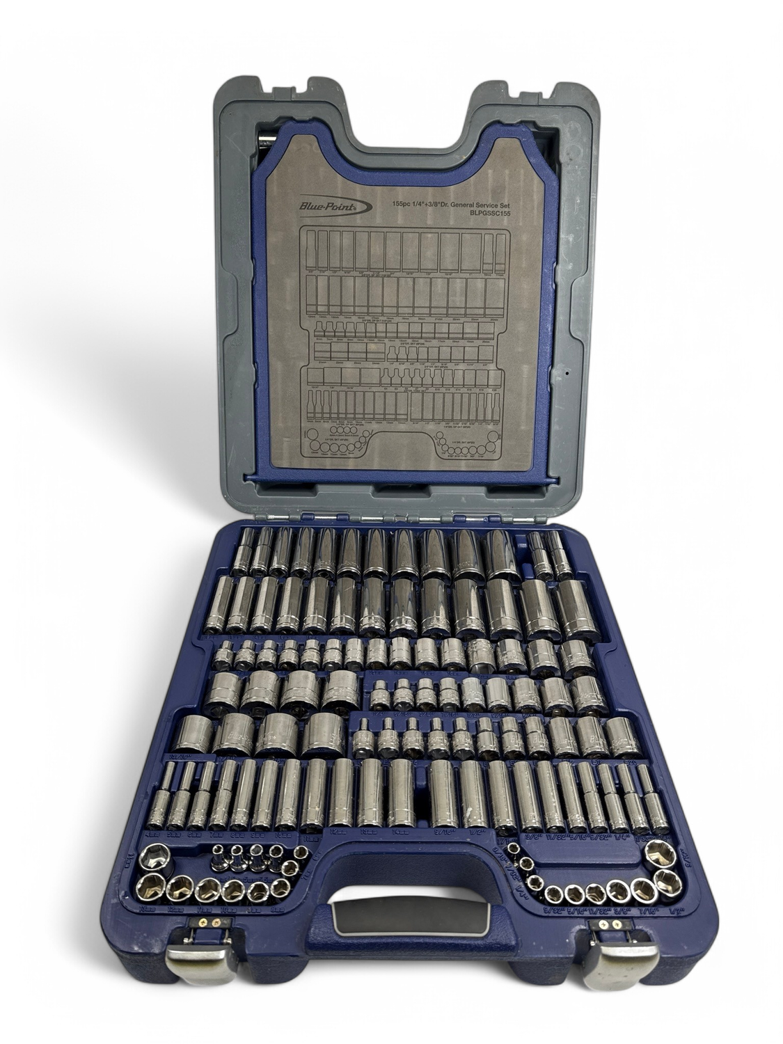 Blue Point 155 Pc. Combination Drive SAE/ Metric General Service Set ...
