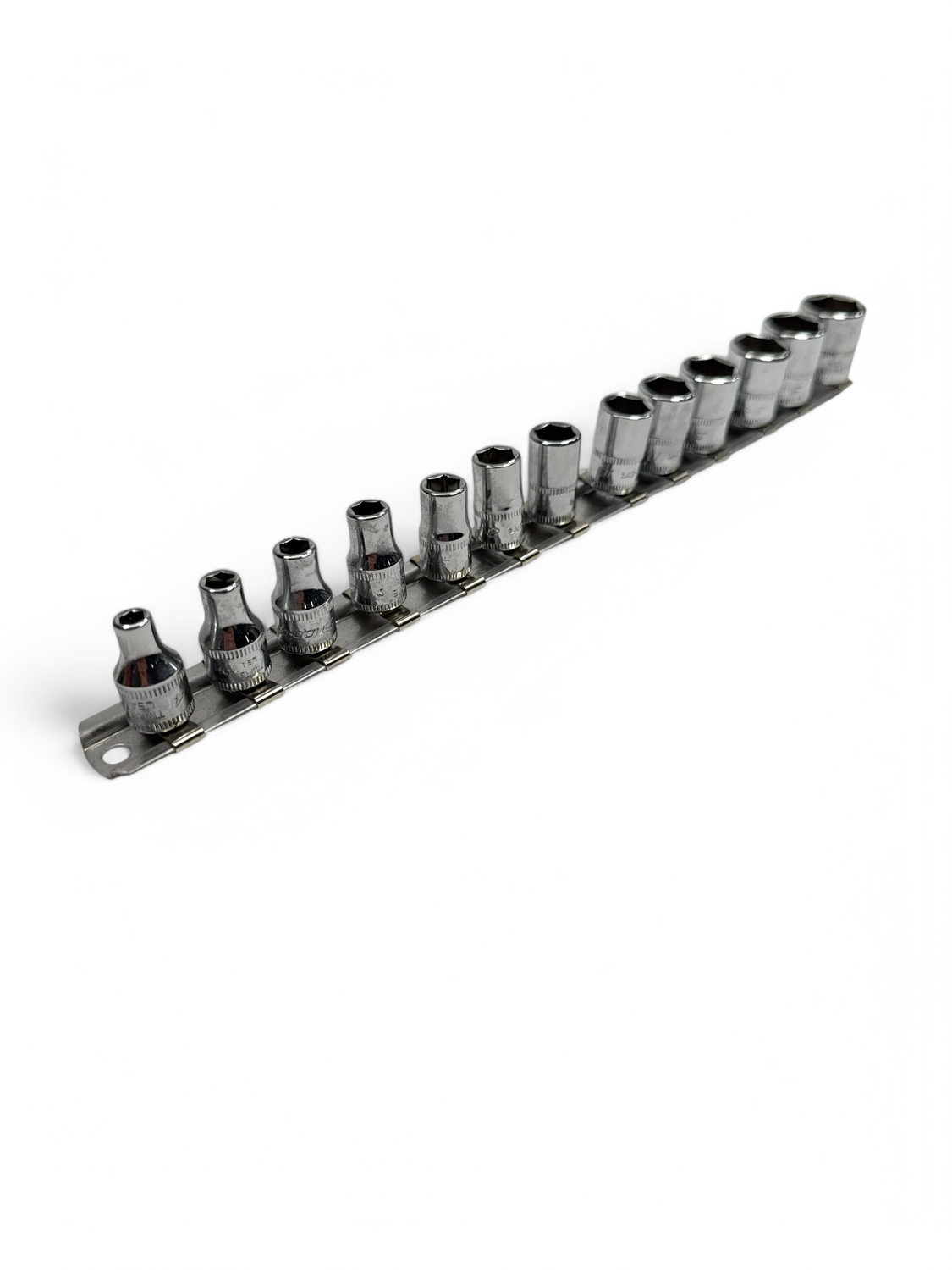 Snap On 12 Pc. 1/4" Drive 6-Point Metric Flank Drive Shallow Socket Set (5-15 mm) 112TMMY - Shop ...
