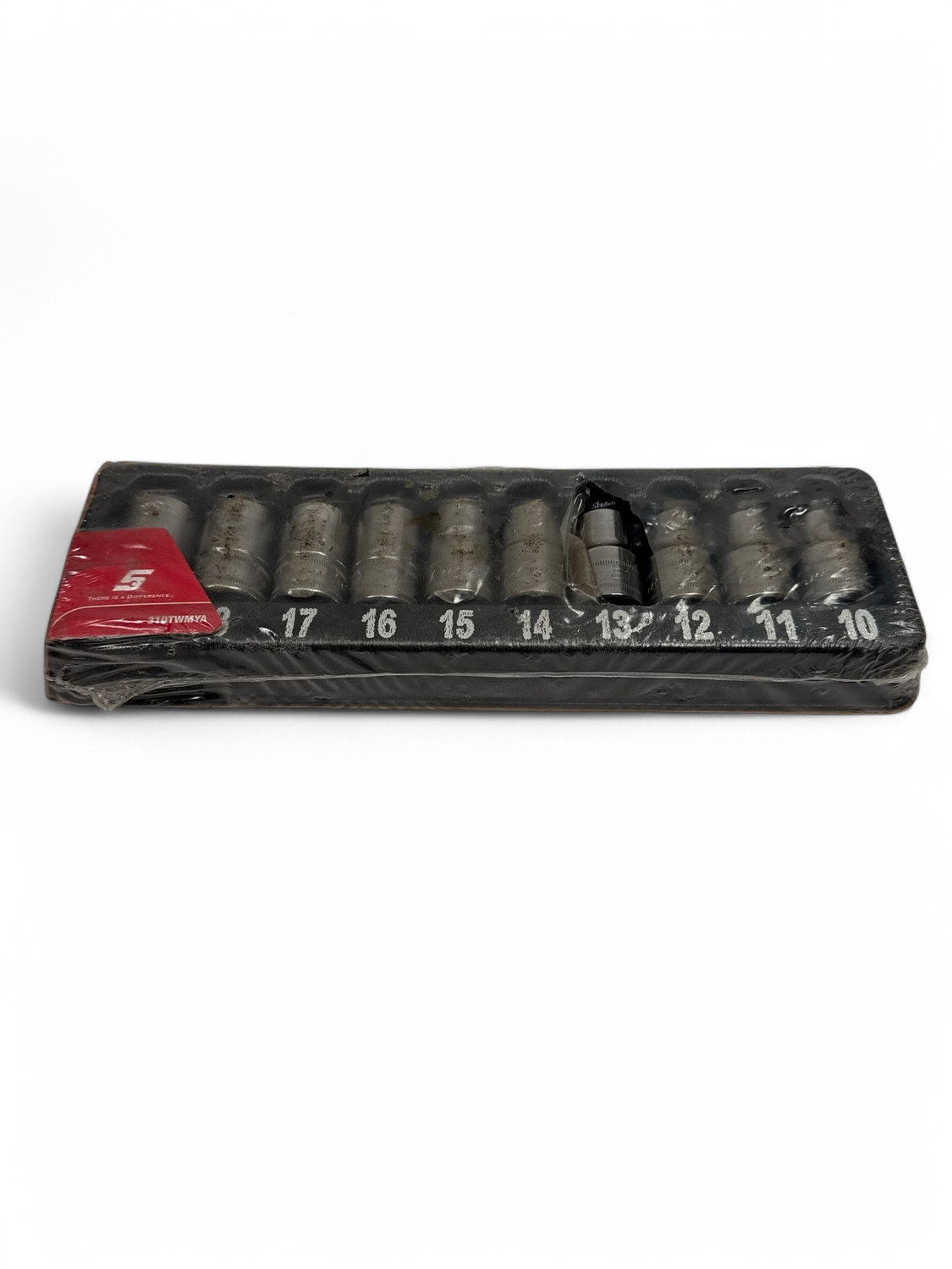 Snap On 10 Pc. 1/2" Drive 6-Point Metric Flank Drive Shallow Socket Set ...