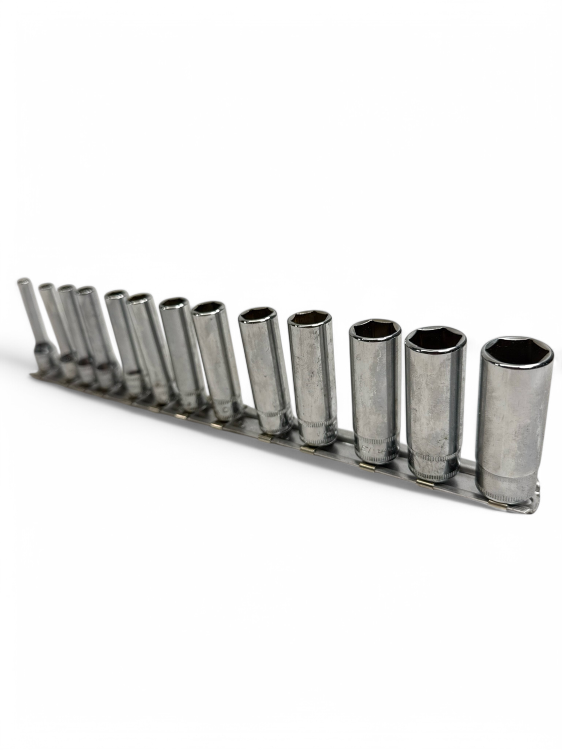Snap On 12 Pc. 1/4" Drive 6-Point Metric Flank Drive Deep Socket Set (5 ...