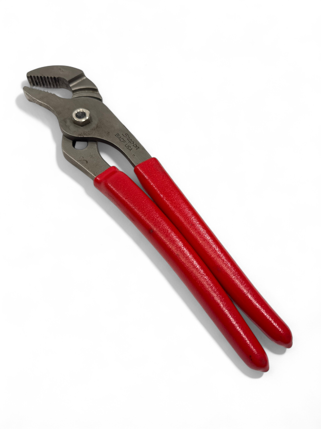 Snap On 9" Adjustable Joint Interlocking Channel Pliers (Red), 91ACP ...