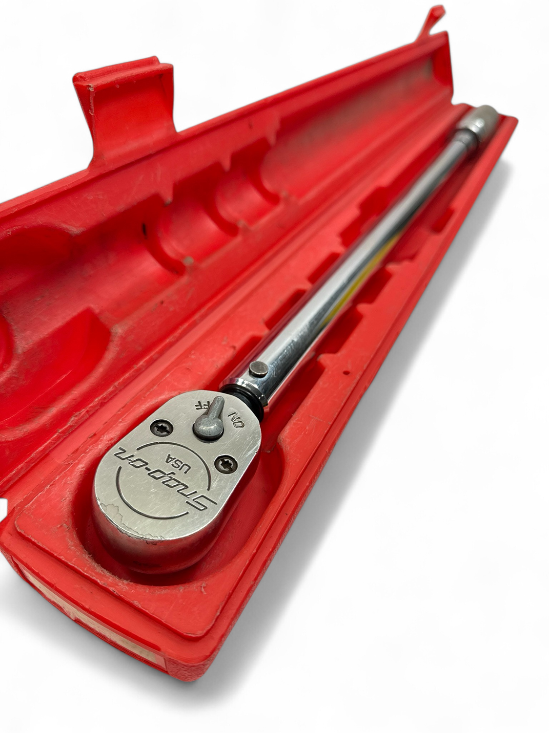 Snap On 1/2" Drive Adjustable Click-Type Fixed Ratchet Torque Wrench ...