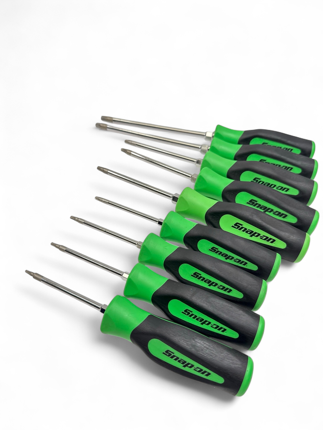 Snap On 9 pc TORX® Instinct® Soft Grip Screwdriver Set (Green ...