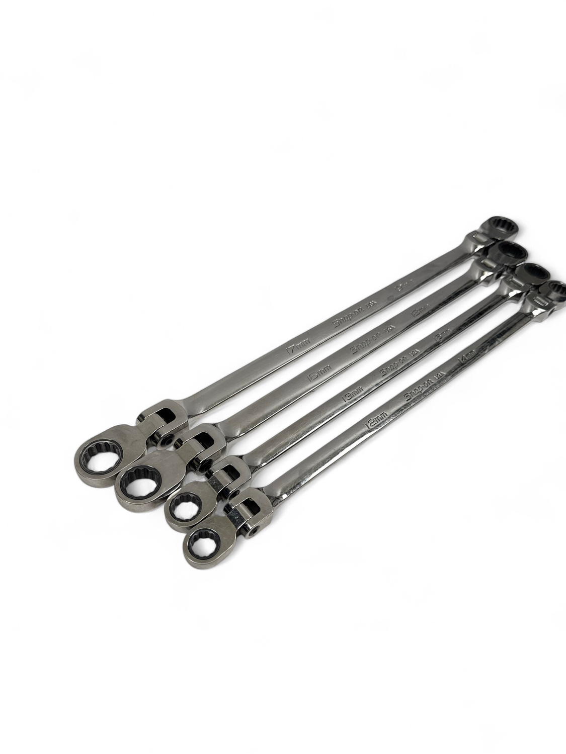 Snap On 5 pc 12-Point Metric Flank Drive® Double Flex Ratcheting Box ...