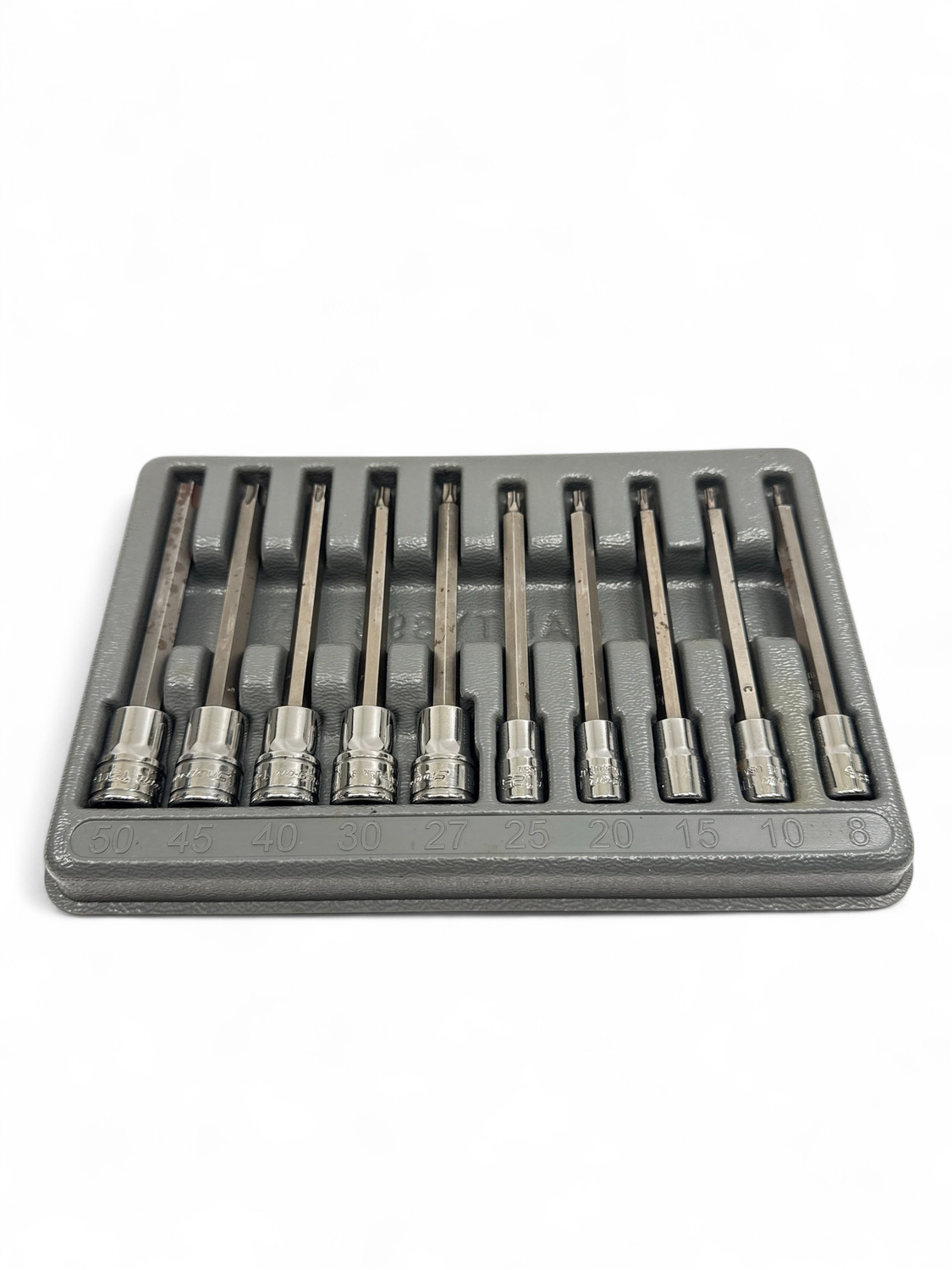 Snap On 10 Pc. Combination Drive Torx Bit Long Socket Set (T8-T50 ...