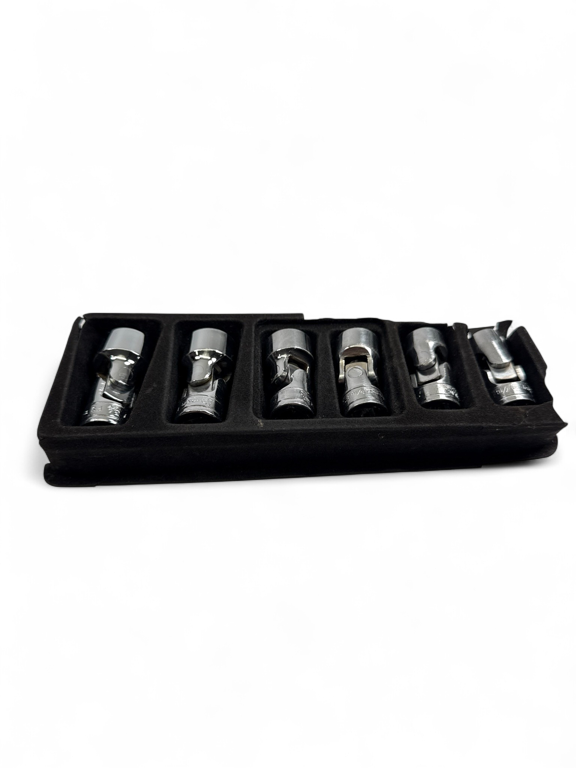Snap On 6 pc 3/8" Drive 6-Point SAE Flank Drive Shallow Universal ...