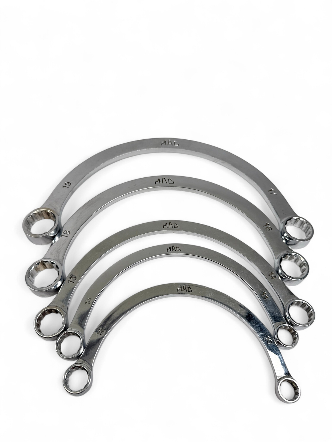Mac Tools 5pc Half Moon Metric Wrench Set, (10-19mm) - Shop - Tool Swapper