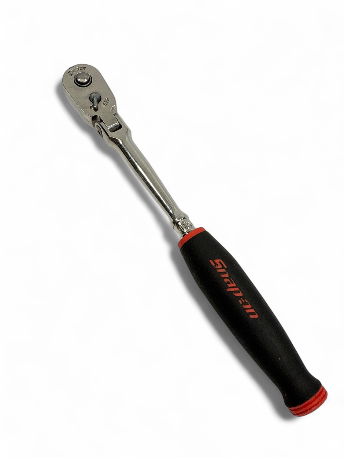 Snap On 1/4" Drive Dual 80® Technology Long Handle Flex-Head Quick-Release Ratchet (Red ...