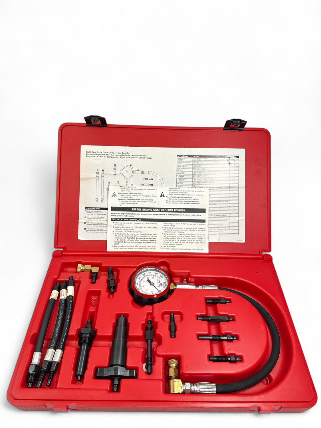 Matco Light Duty Diesel Compression Test Set, DCT15 - Shop - Tool Swapper