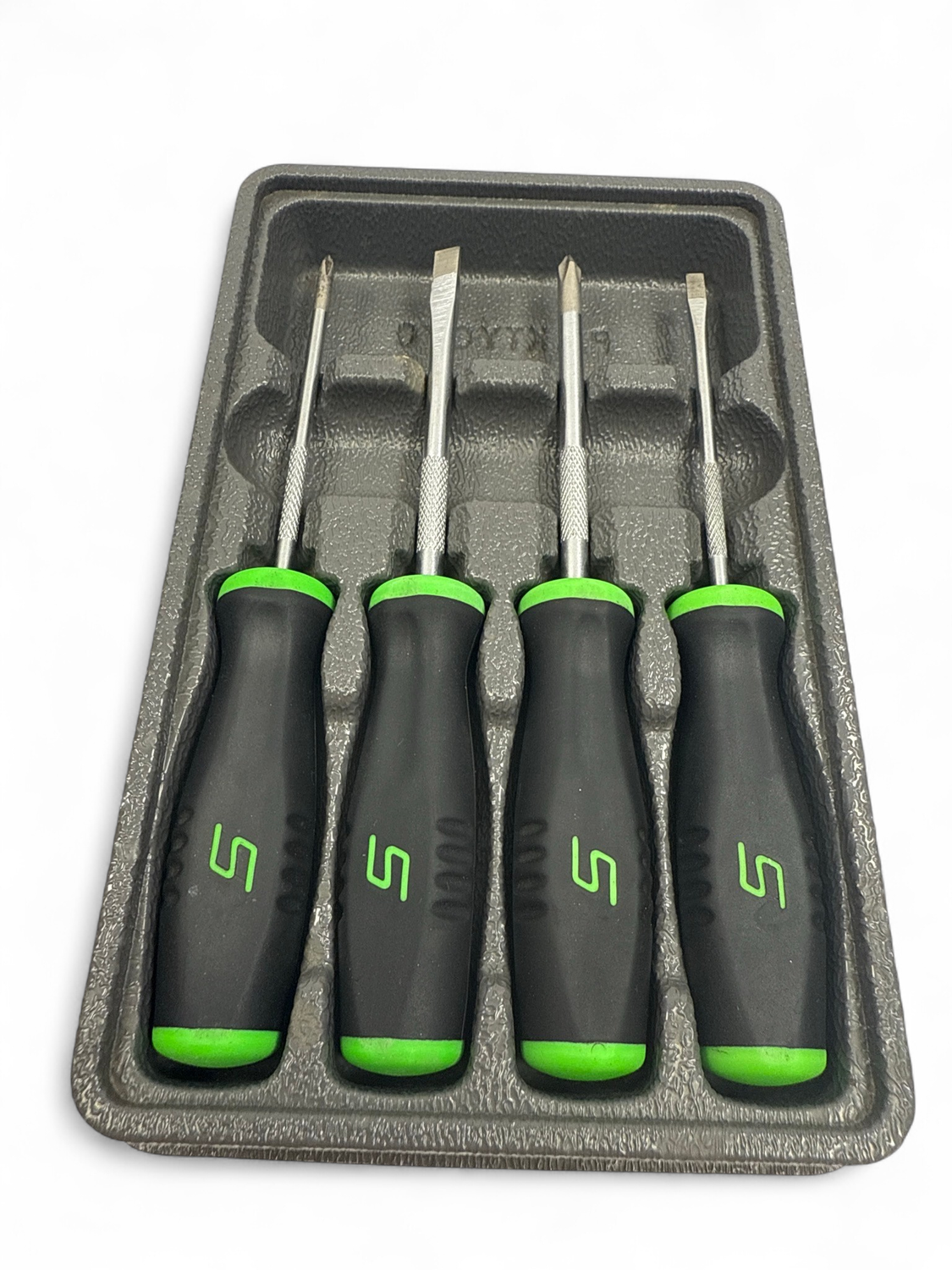 Snap On 4 pc Instinct Soft Grip Mini-Tip Combination Screwdriver Set ...