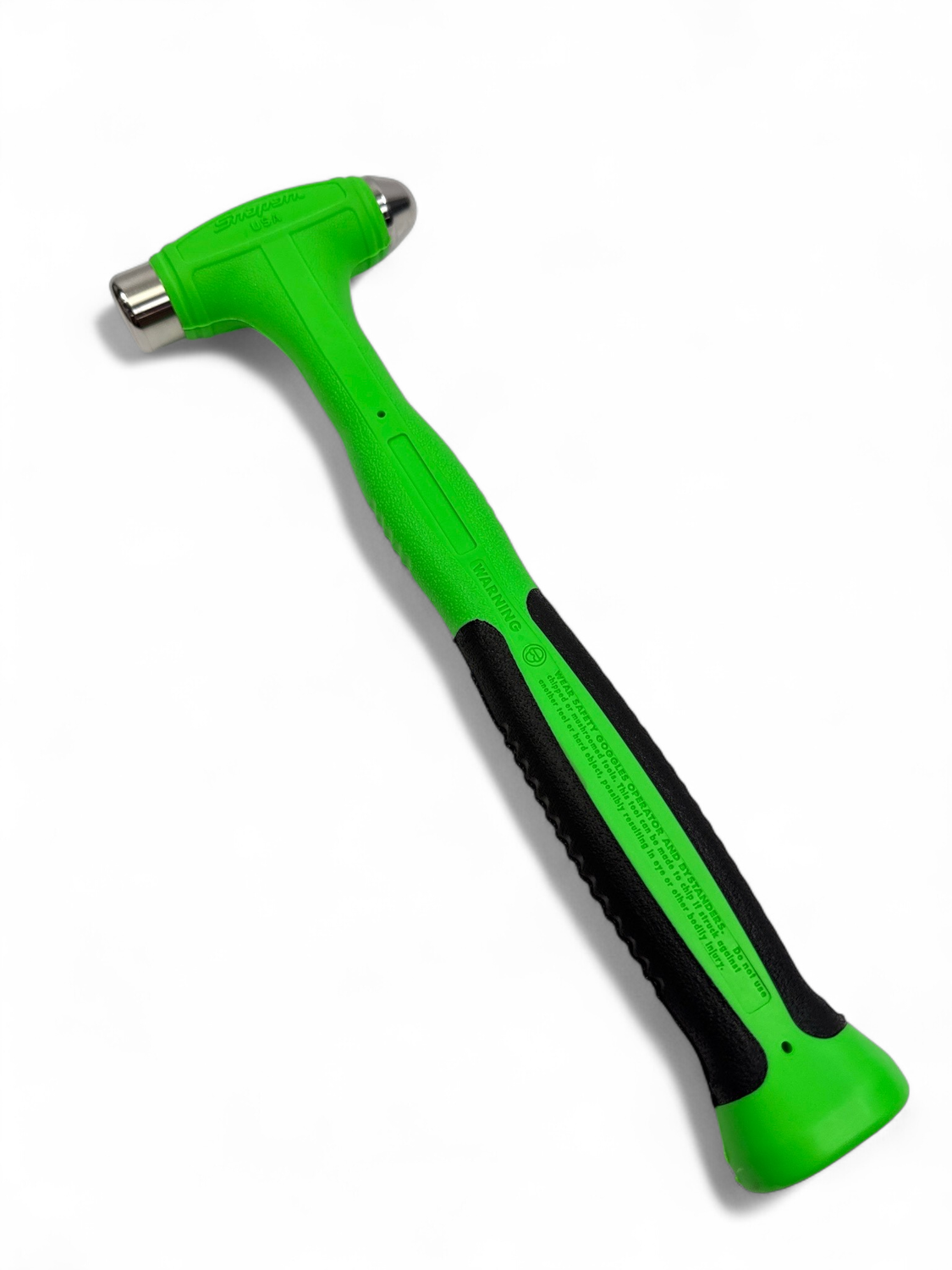 Snap On 8 oz Ball Peen Soft Grip Dead Blow Hammer (Green), HBBD8G ...