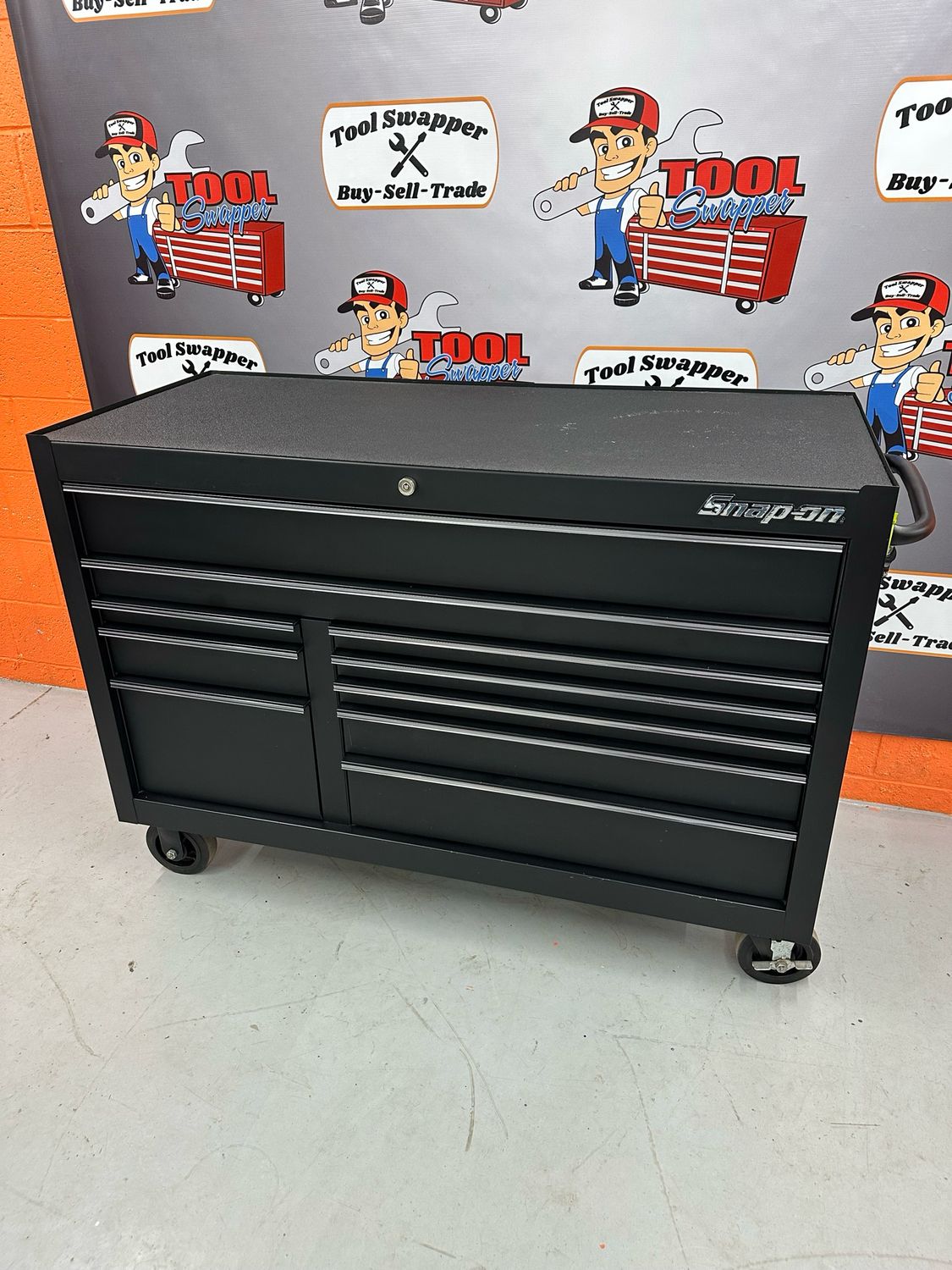 Snap On 55" 10-Drawer Double-Bank Classic Series Roll Cab, KRA2422PUS ...