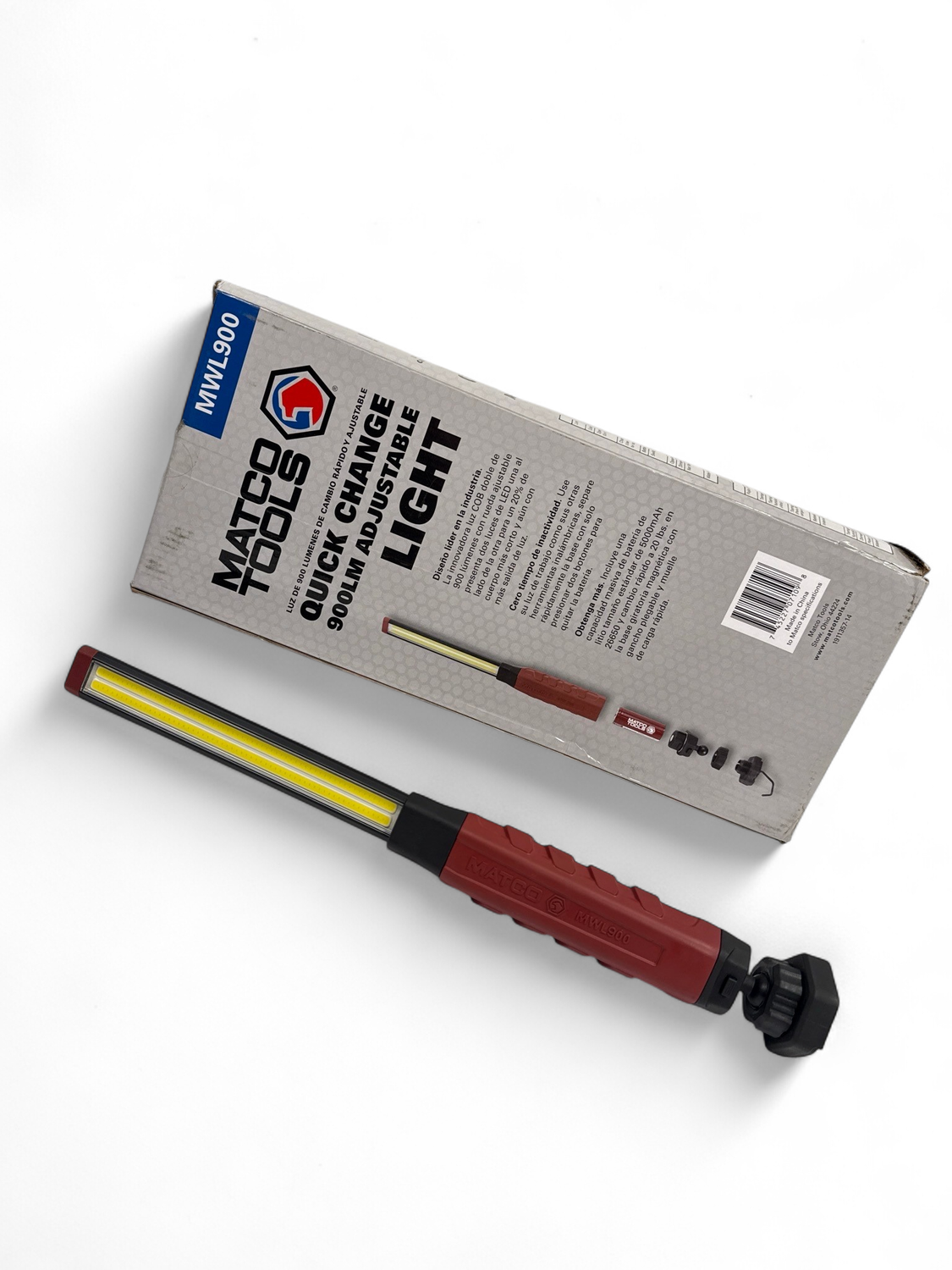 Matco Quick Change 900 Lumen Adjustable Light, MWL900 - Shop - Tool Swapper