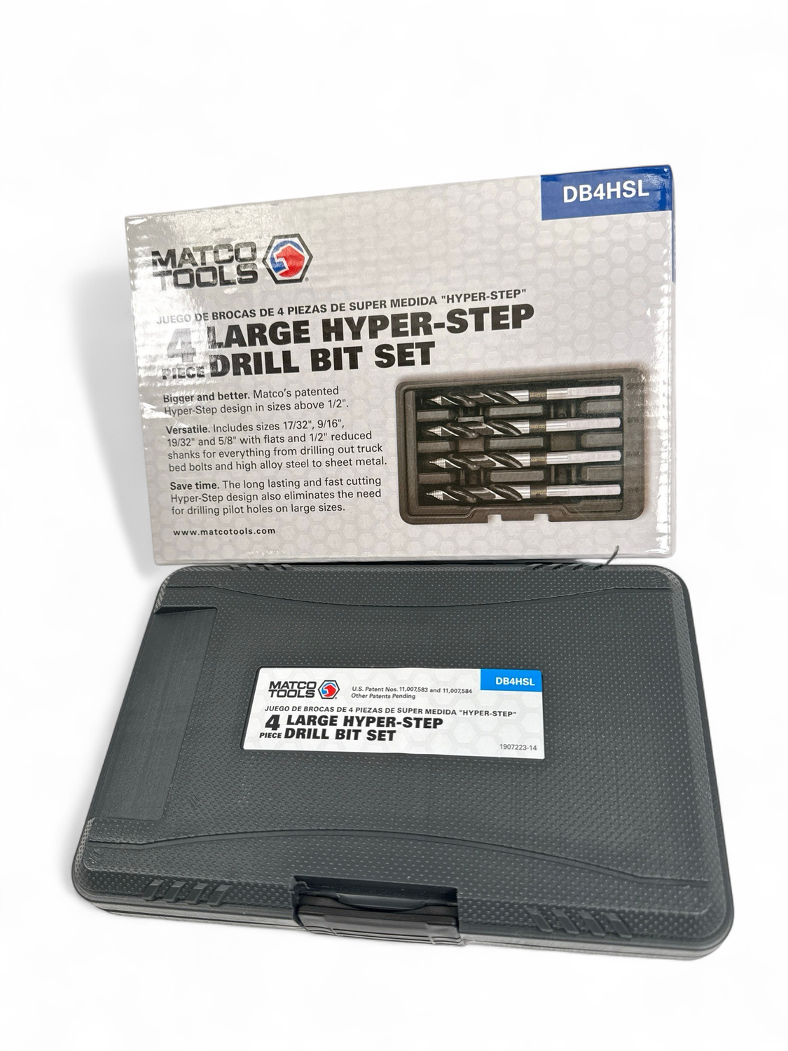 Matco Large Hyper Step High Speed Drill Bit Set, DB4HSL - Shop - Tool ...