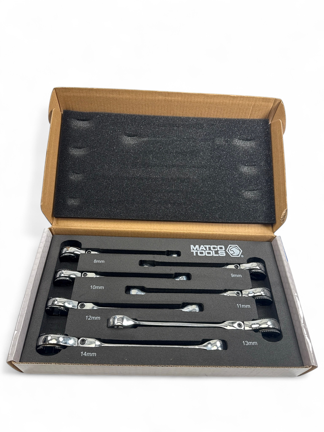 Matco 7pc Metric Flex Ratcheting Flare Nut Wrench Set, SRRFM76TC - Shop ...