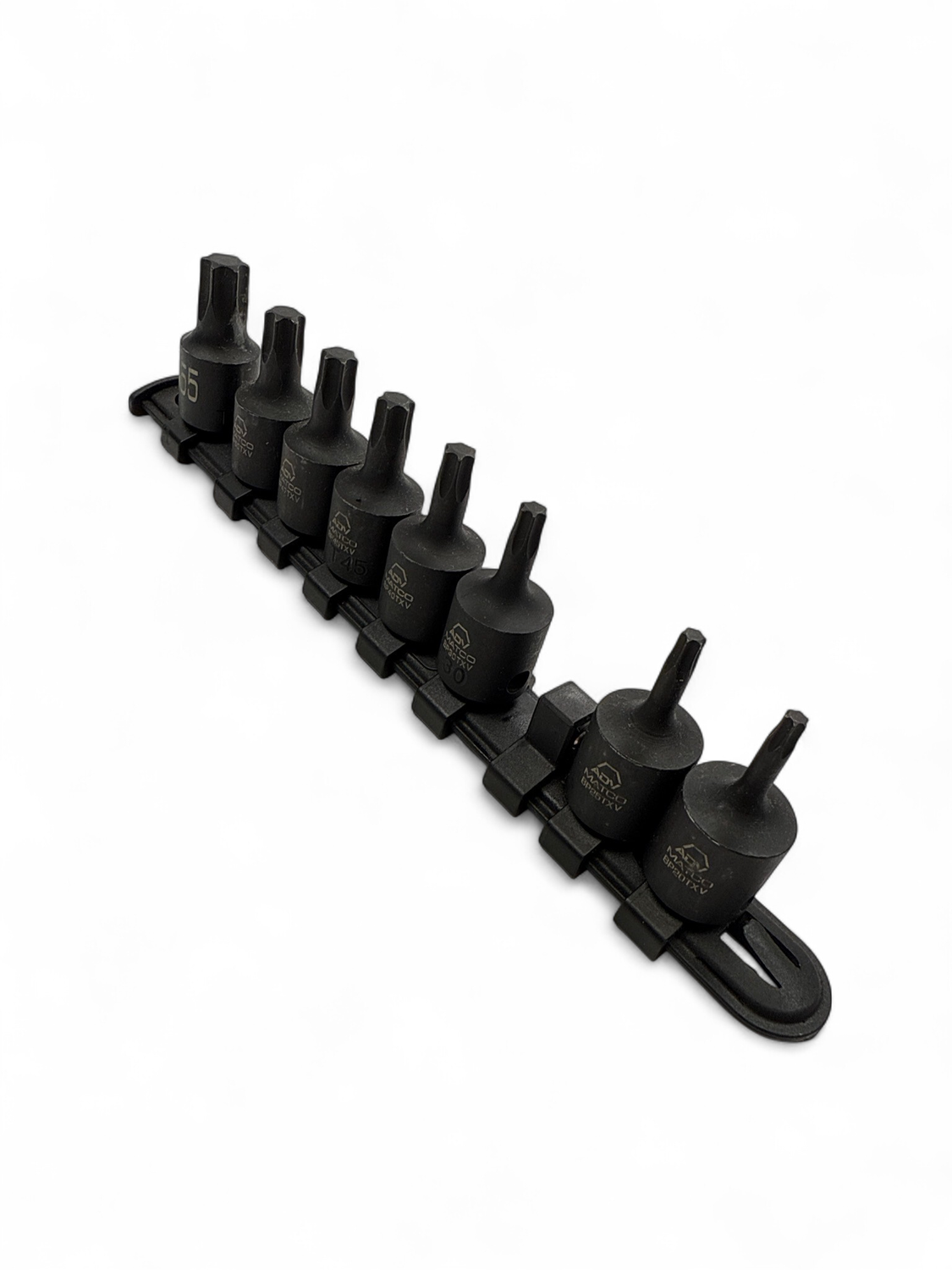 Matco Tools 9 Piece 3/8" Drive ADV Torx Impact Bit Socket Set (T20-T55 ...