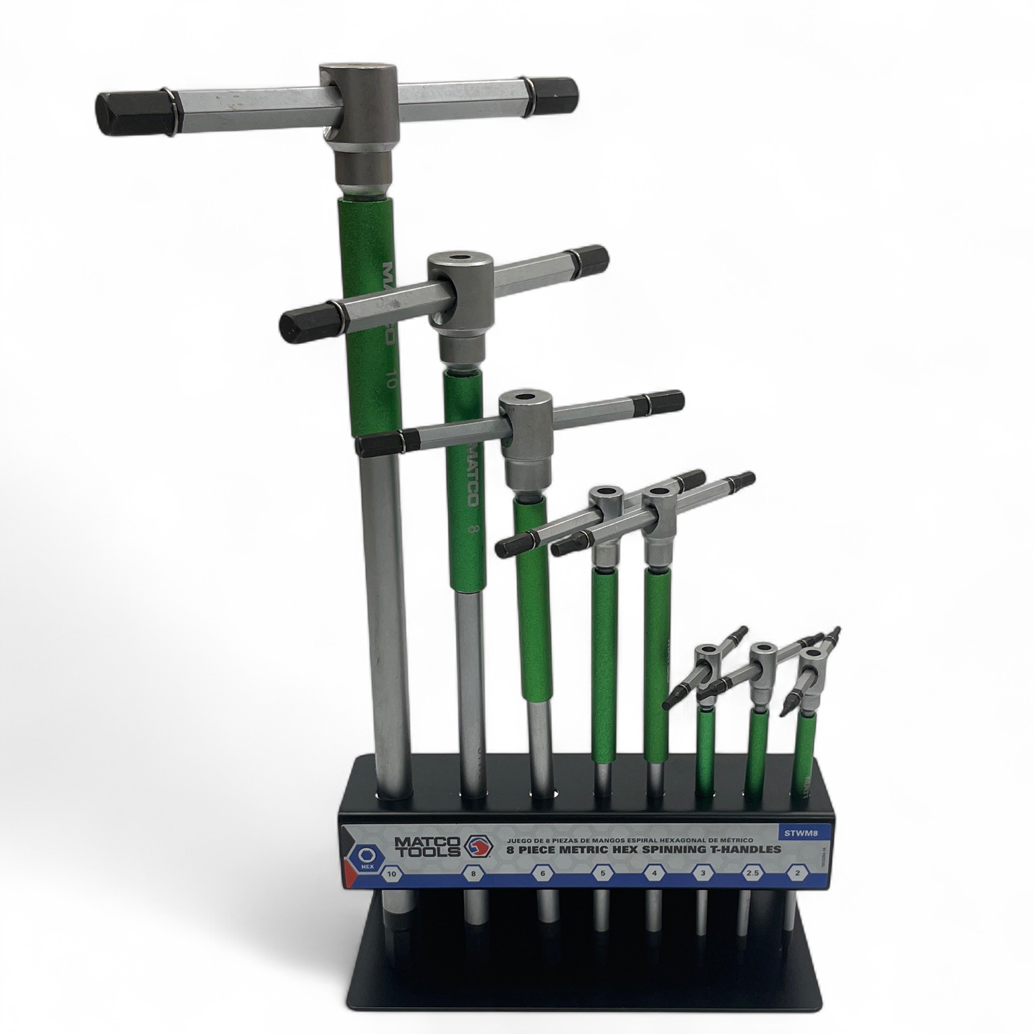 Matco Tools 8pc Metric Hex Key Spinning T-Handles, STWM8 - Shop - Tool ...