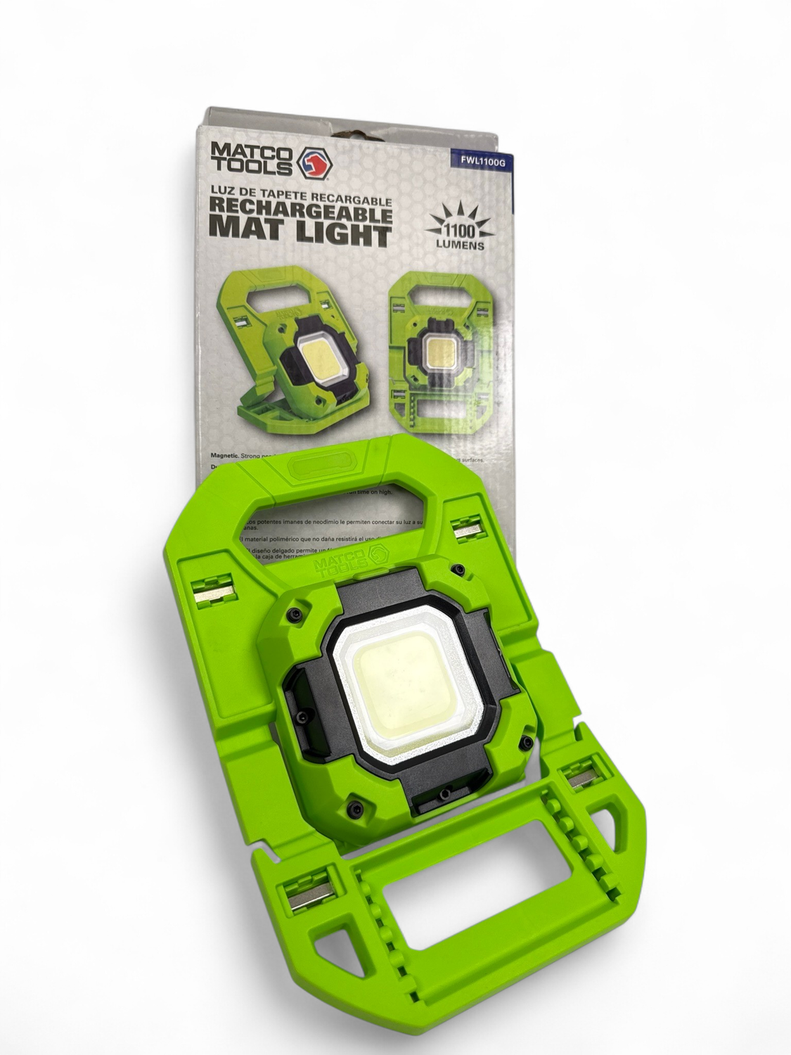 Matco Tools Magnetic Rechargeable Mat Light (1100 Lumens), FWL1100B ...