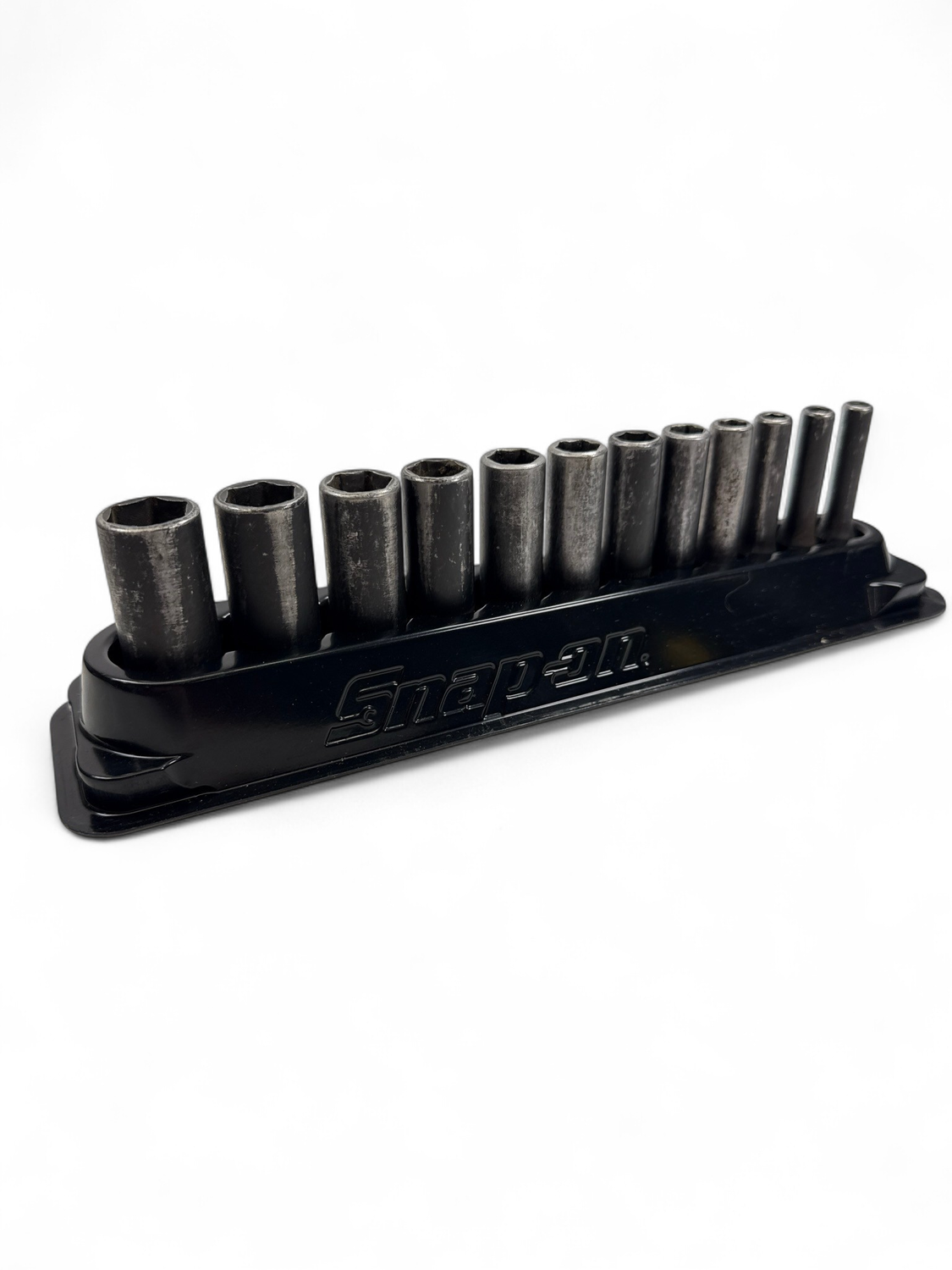 Snap On 12 pc 1/4" Drive 6-Point Metric Flank Drive® Deep Impact Socket ...