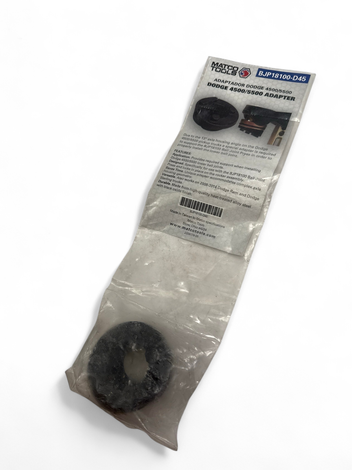 Matco Dodge 4500/5500 Ball Joint Adapter, BJP18100-D45 - Shop by ...