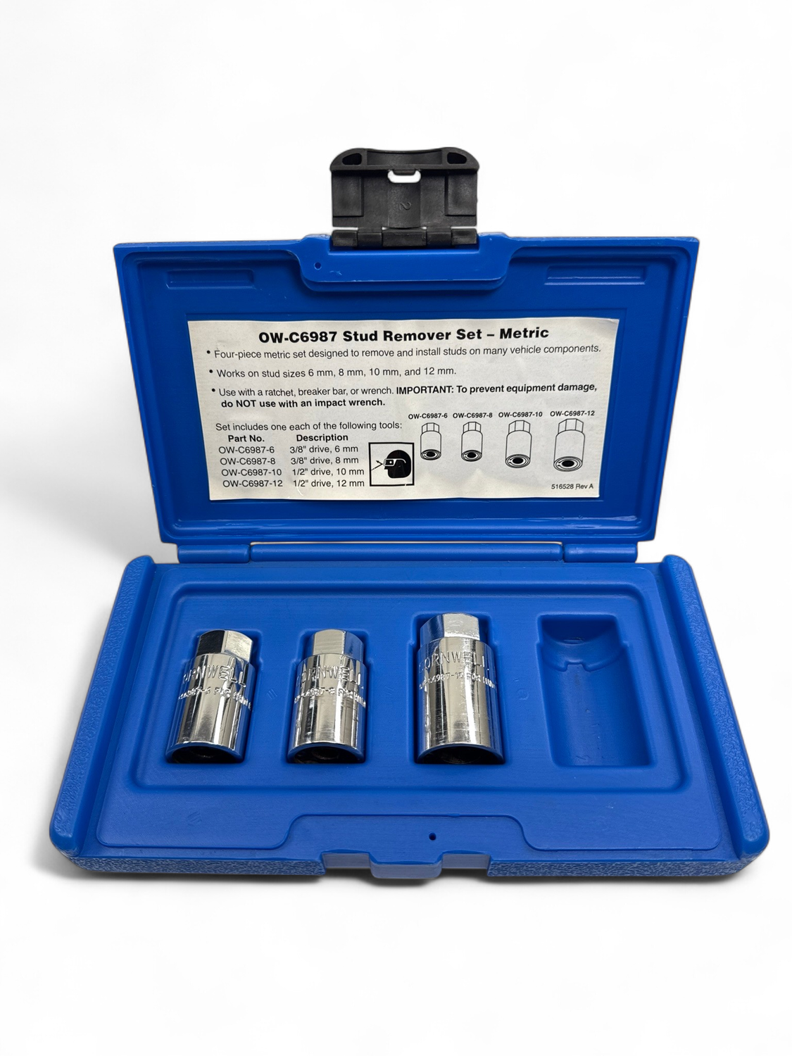 Cornwell Fractional Stud Remover Set, OW-C6986 - Shop - Tool Swapper