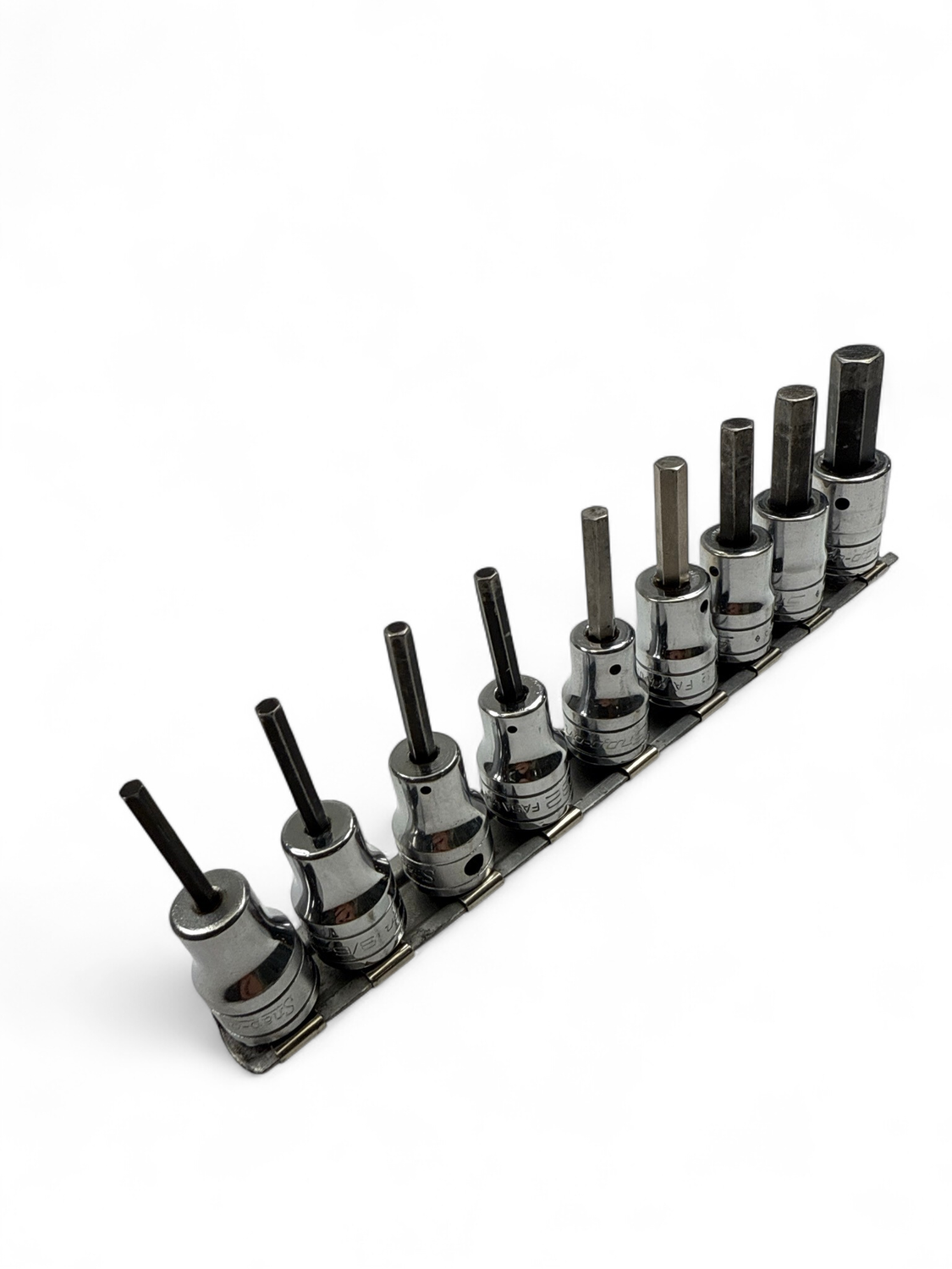 Snap On 8 Pc. 3/8" Drive SAE Standard Hex Bit Socket Set (1/8-3/8 ...