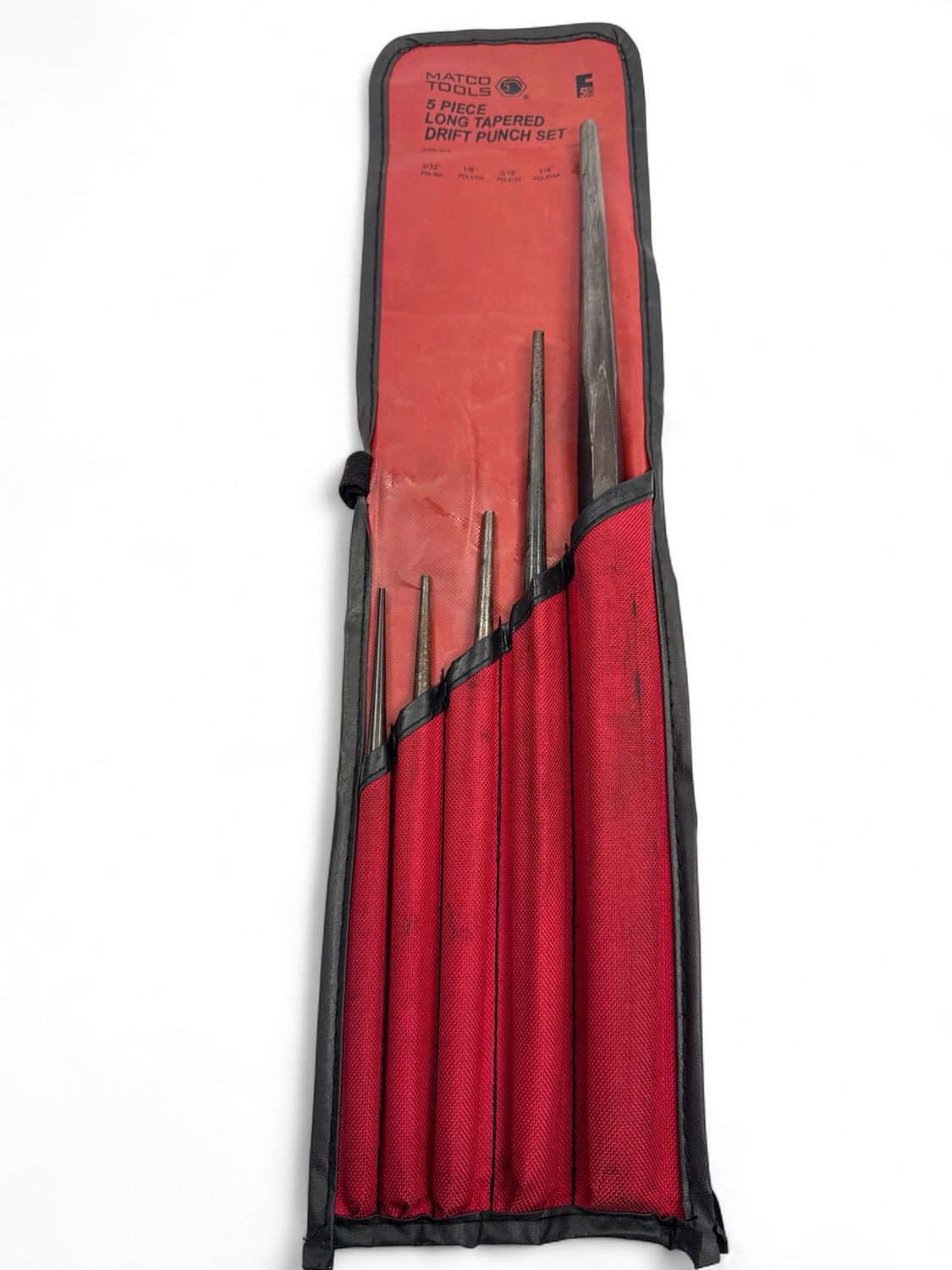 Matco 5 Pc Long Tapered Drift Punch Set, SPDL5KA - Shop - Tool Swapper